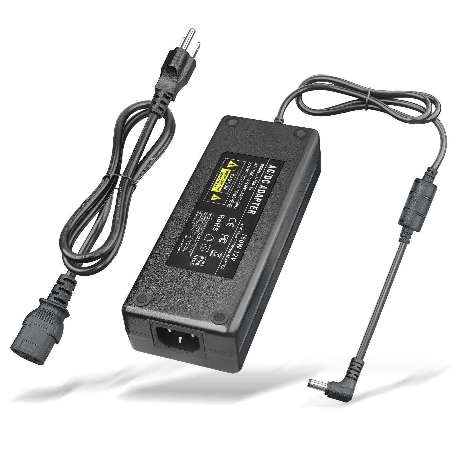 12 Volt 15 Amp Ac Adapter AC DC Adapter 15 Volt Winkel: Bestel