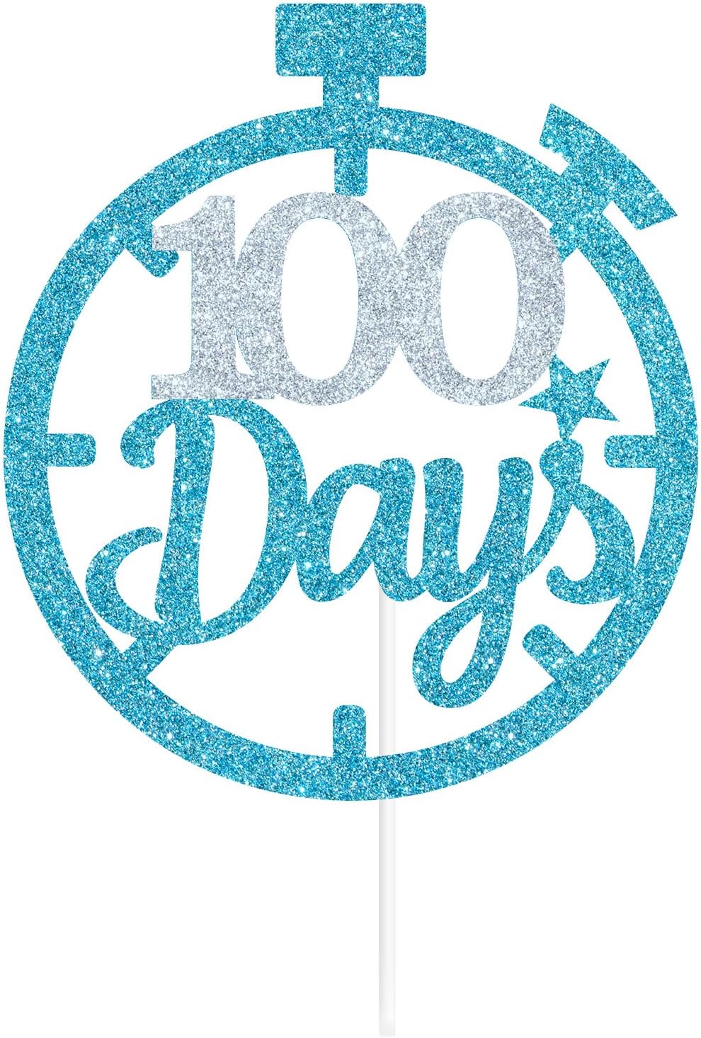 Amazon.com: Happy 100 Days Cake Topper, Baby First Birthday Cake Decor ...