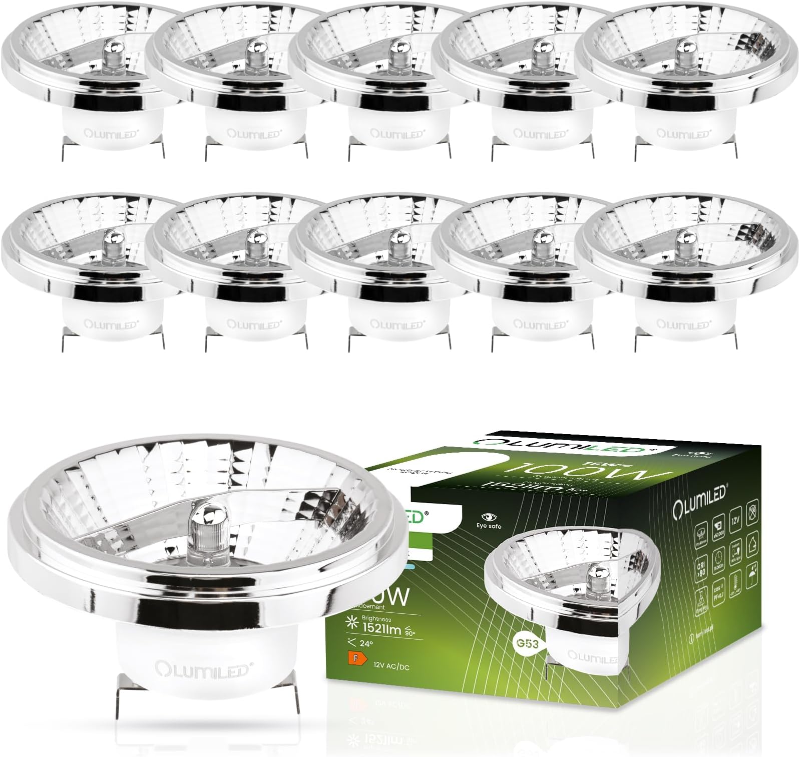 Osram Halospot 111 12V 50W 24 Gr G53 41835 FL : Amazon.de: Beleuchtung