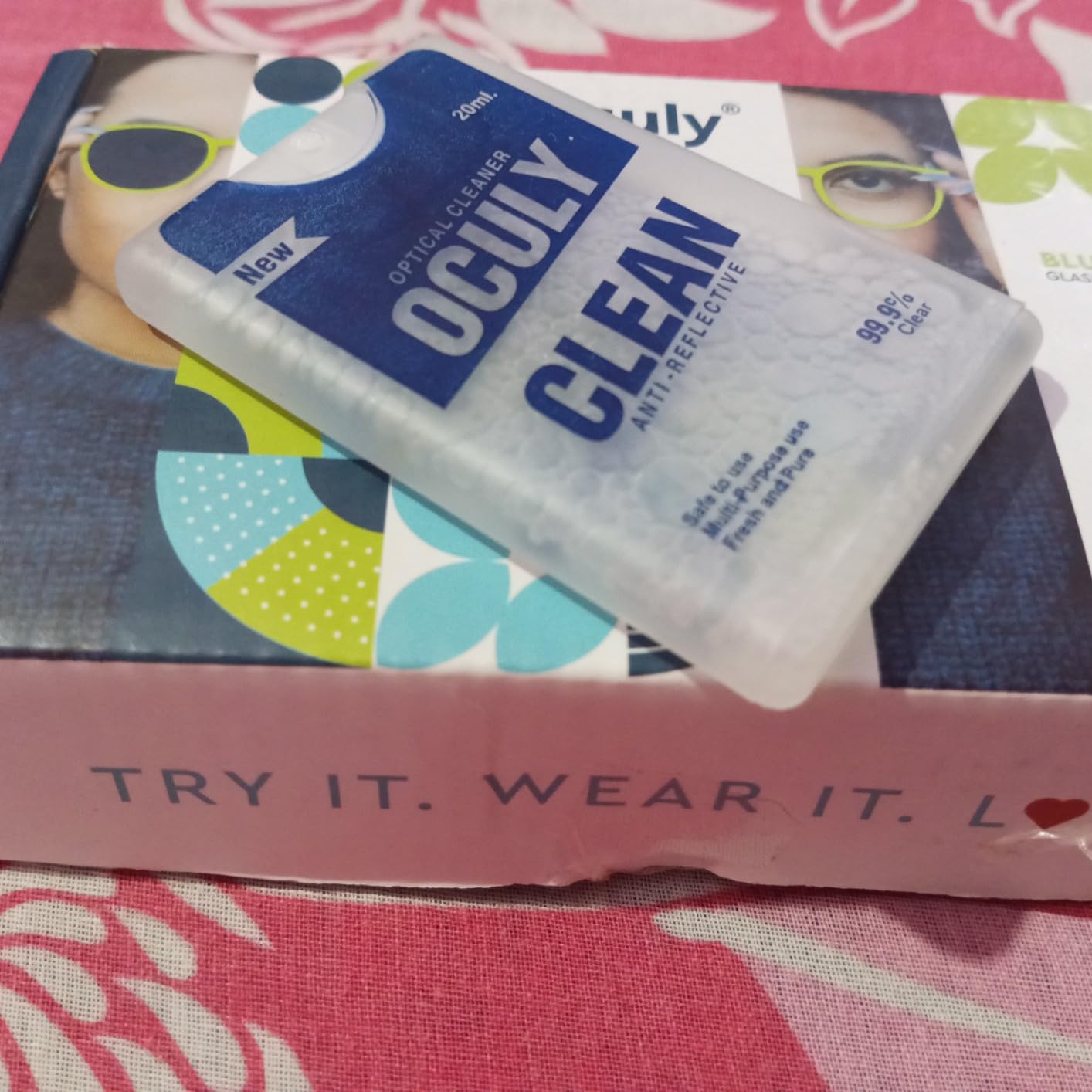 Buy OCULY 20ml (Pack of 3) Spectacle Lens Cleaner with Japanese ...