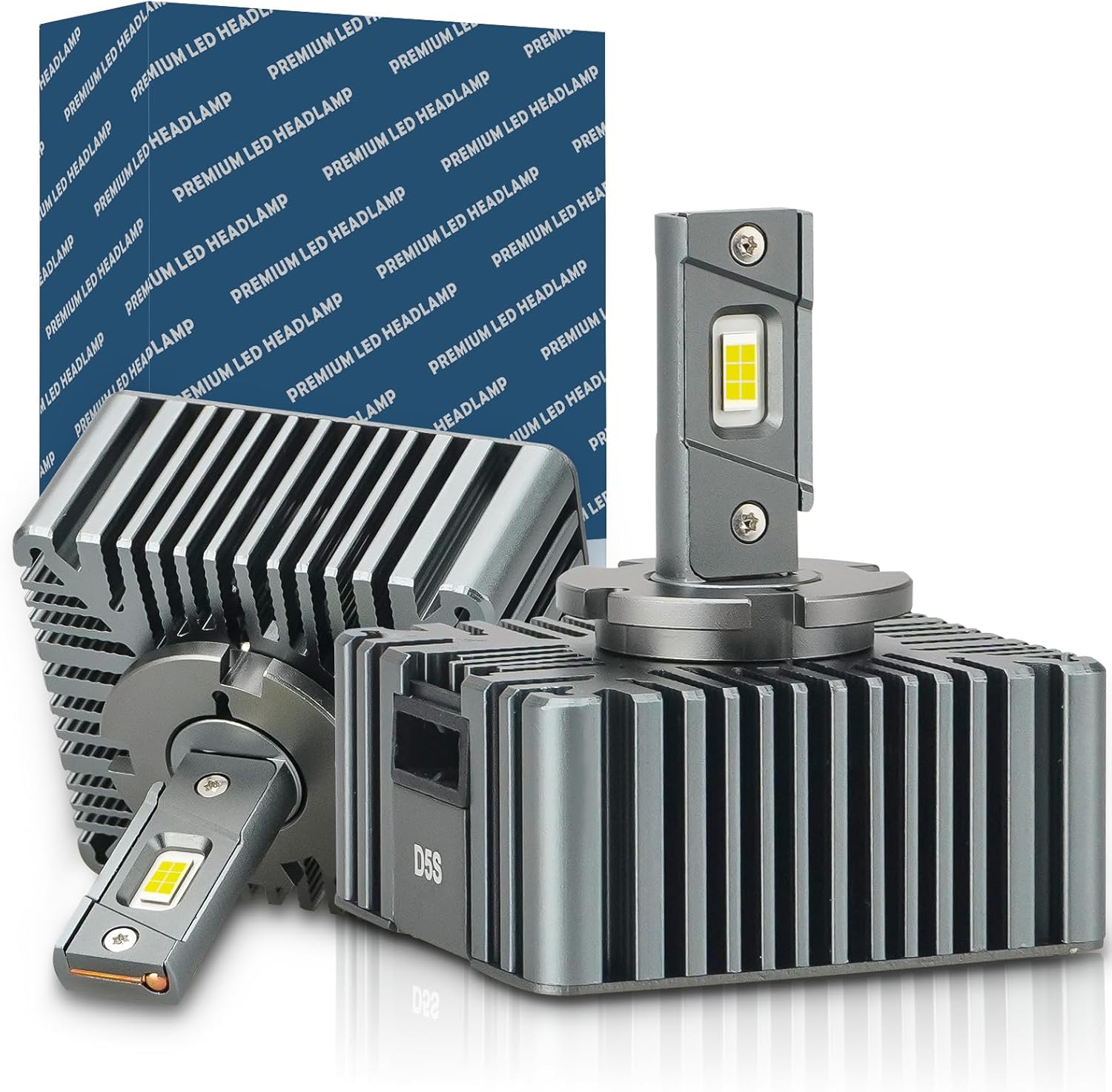 Bombilla KDM D5S, chip CSP de alta potencia de 90 W y 600% brillo, compatible con Chevy ...