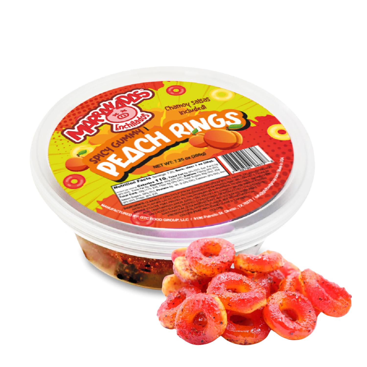 Amazon.com: Marranadas Enchilados Spicy Gummy Mexican Candy, Sour ...