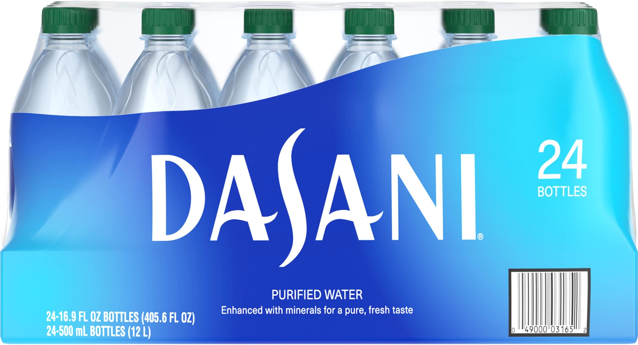 Amazon.com: DASANI Purified Water Enhanced with Minerals, 16.9 Fl Oz ...