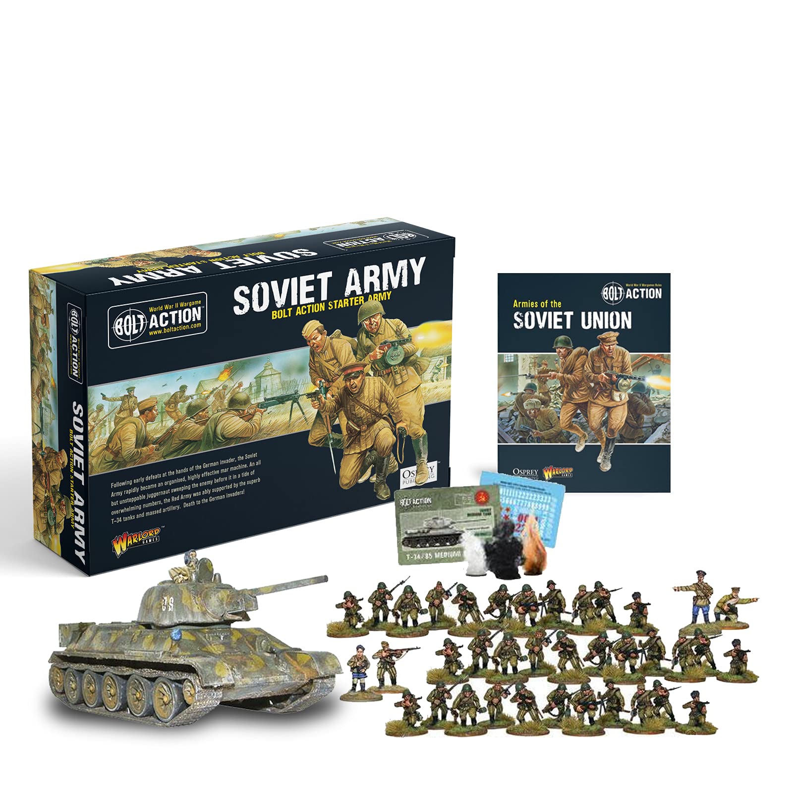 Buy Bolt Action Miniatures - Warlord Games Soviet Army Starter Set ...