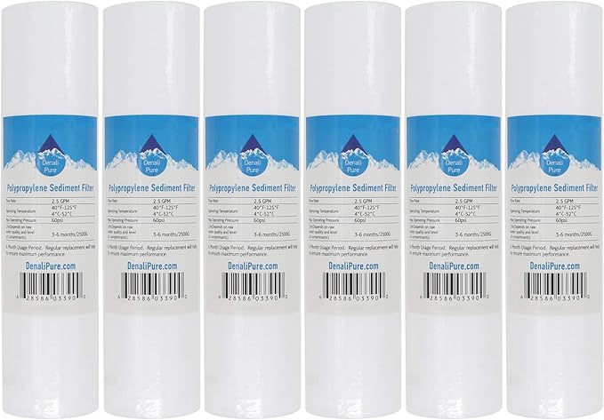 Amazon.com: 6-Pack Replacement for Expres Water RODI10M Polypropylene ...