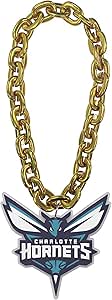 Amazon.com: aminco Charlotte Hornets Fan Chain, Gold : Sports & Outdoors