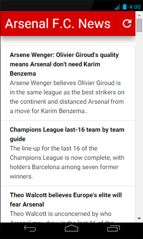 Arsenal F.C. News - App on the Amazon Appstore
