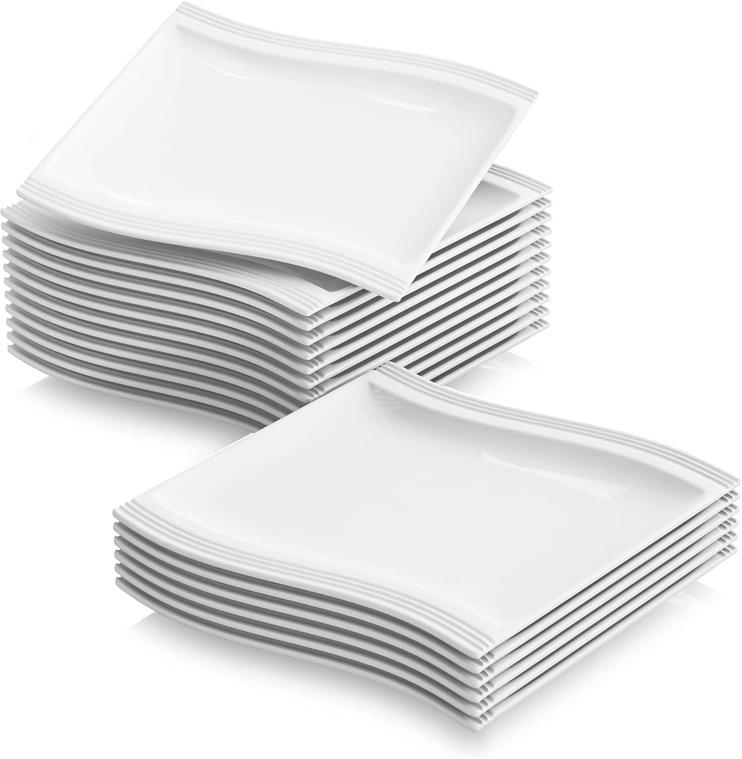 MALACASA Dinner Plates Plates Set Of 18 8 2 Side Plates Dessert malacasa-dinner-plates-plates-set-of-18-8-2-side-plates-dessert