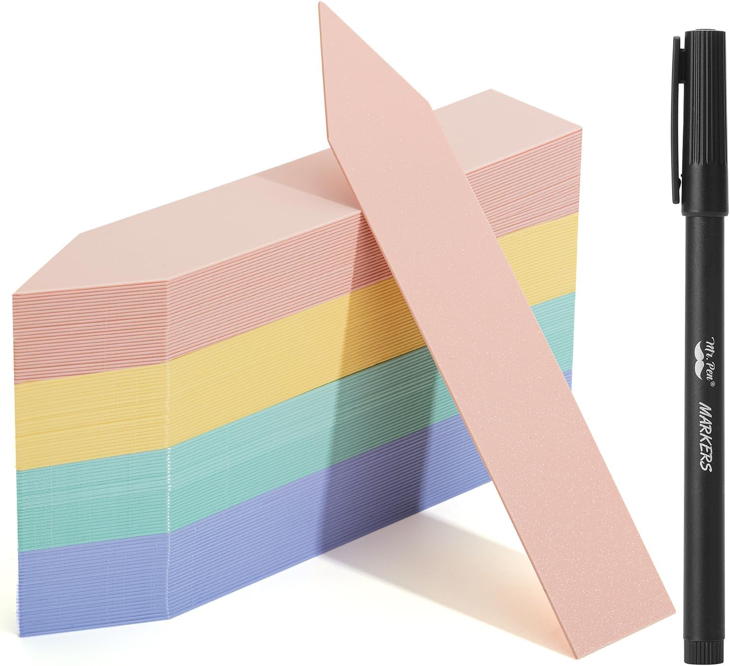 Amazon.com: Mr. Pen- Plastic Plant Labels, 100 Pcs, 4", Pastel Colors ...