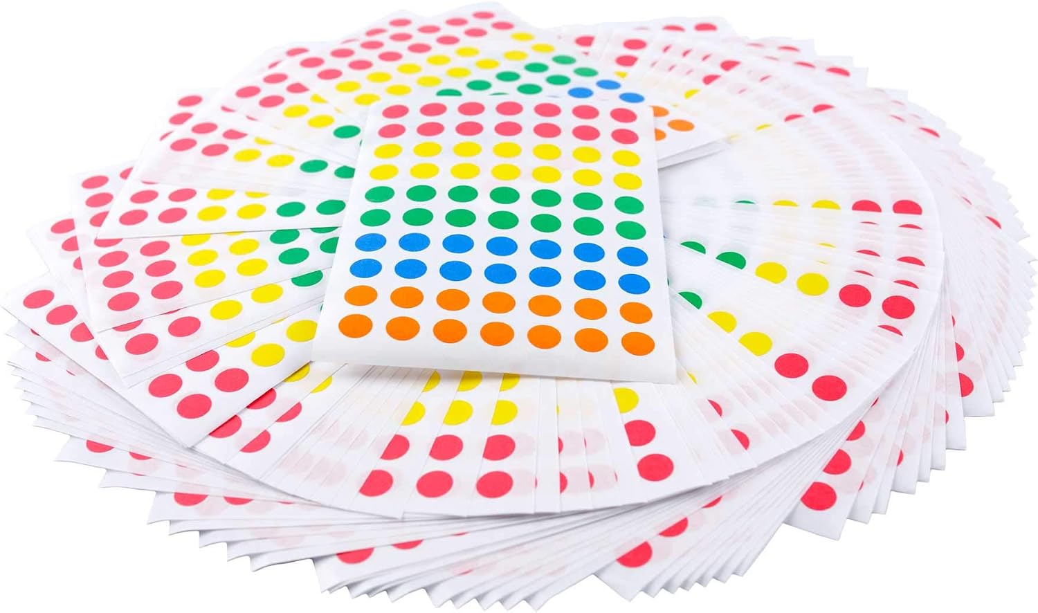 House of Card & Paper 8 mm Coloured Sticky Dot (Pack of 100 Sheets ...