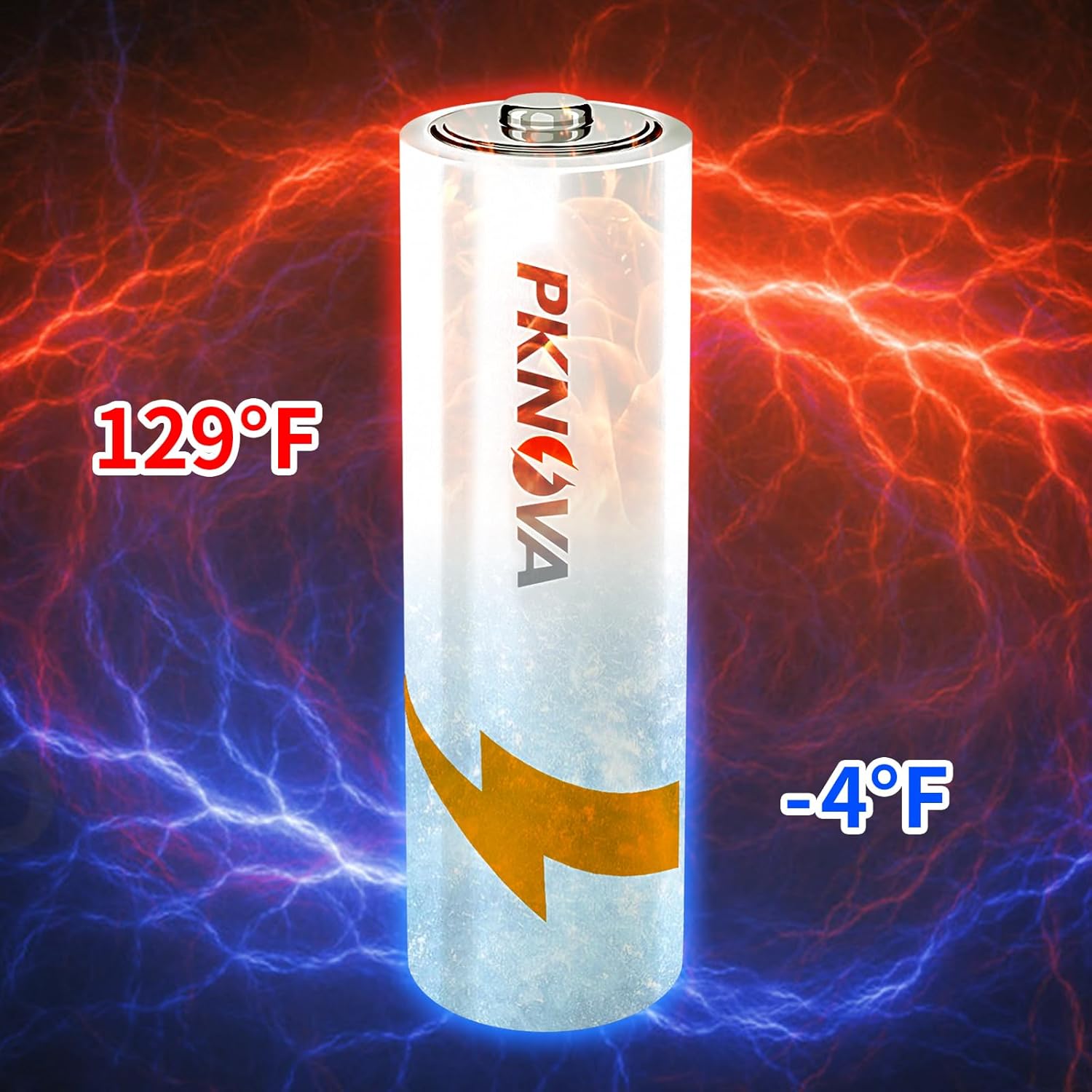 PKNOVA – Batería AA doble A, 1,5 V, alcalina para dispositivos ...