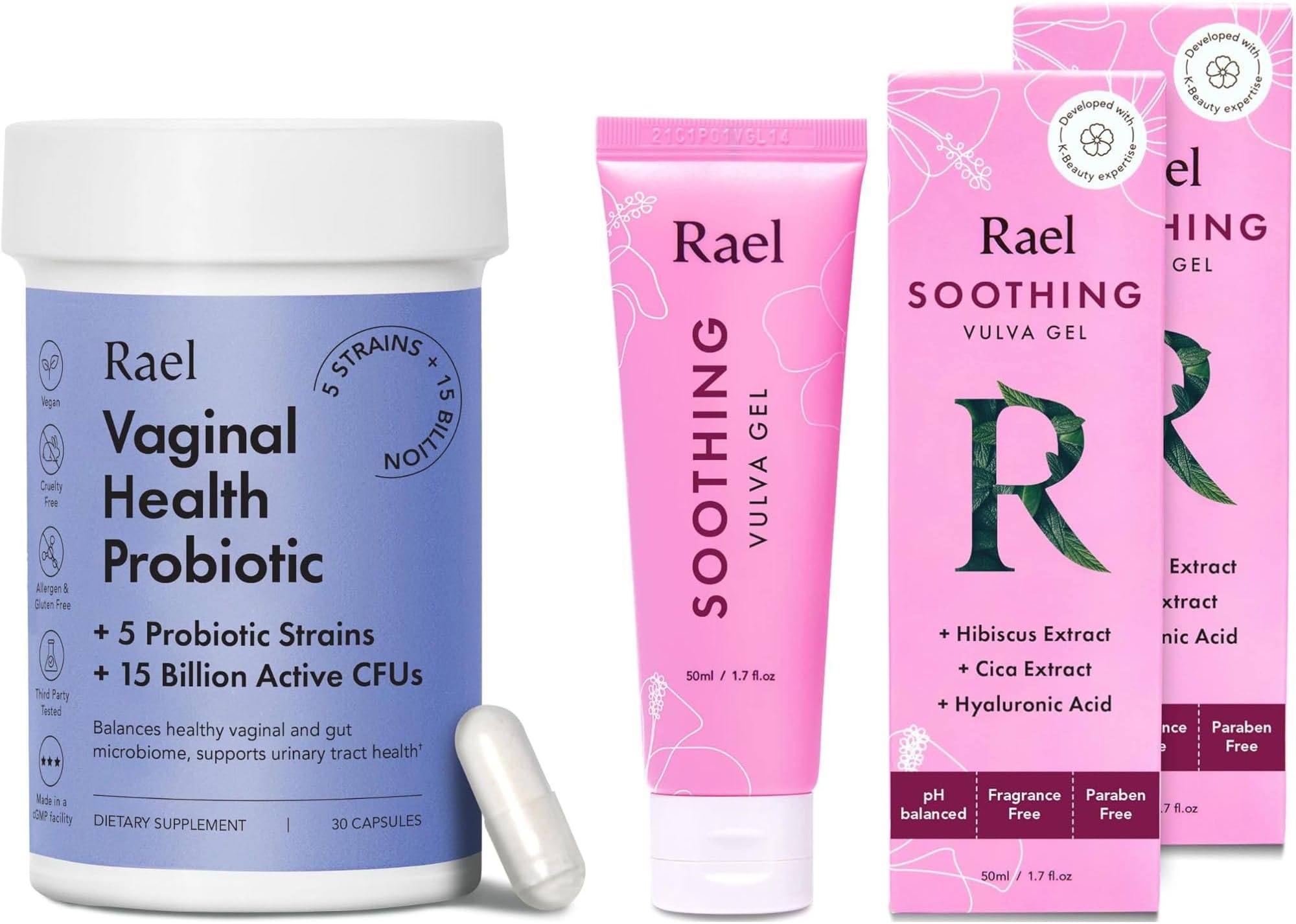 Amazon.com: Rael Bundle - Probiotics Supplements for Women, Digestive ...