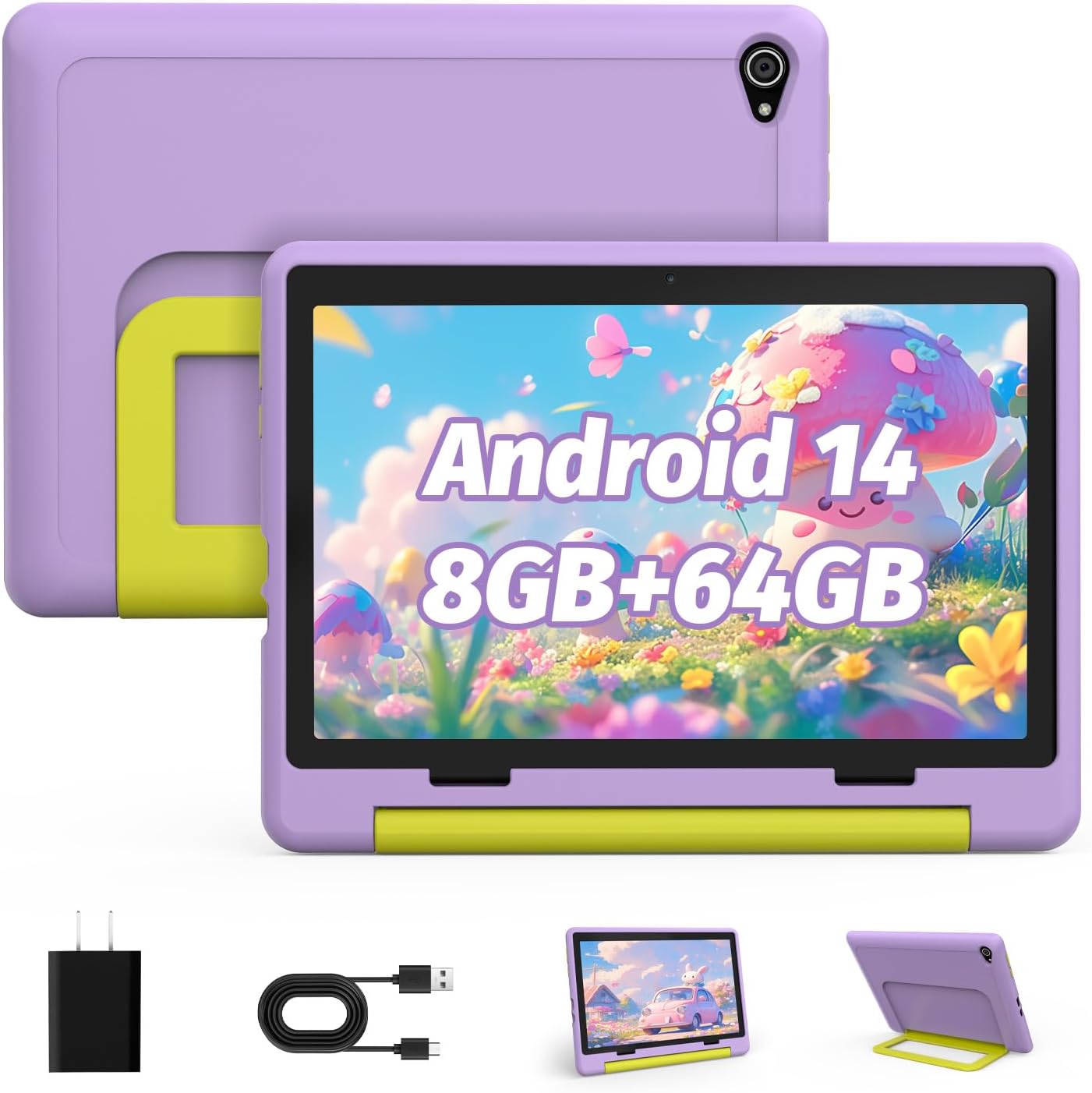 Amazon.com : plimpton 2024 Upgraded Kids Tablet, 10 Inch Android 14 ...