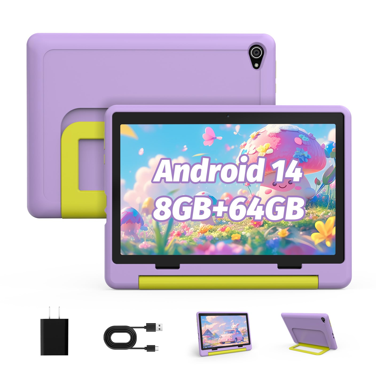 Amazon.com : Kids Tablet｜Upgraded Android 14 Tablet 10 inch for Kids ...
