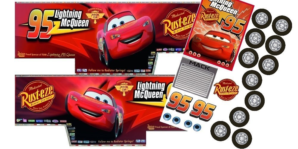 Buy BVDesignDisney Cars Mack the Truck edible cake topper labels for ...