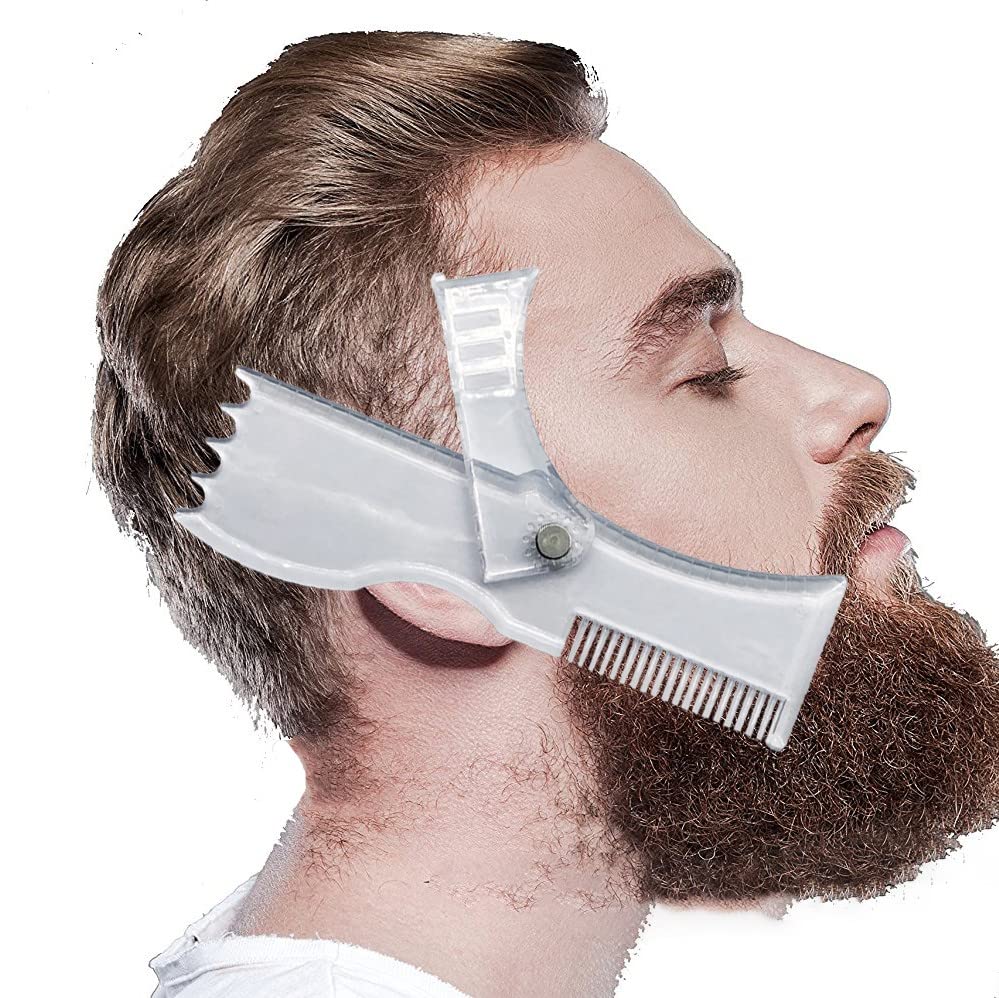 Buy Beard Shaper Kit - Premium Shaping Tool - 100% Clear | Many Styles ...