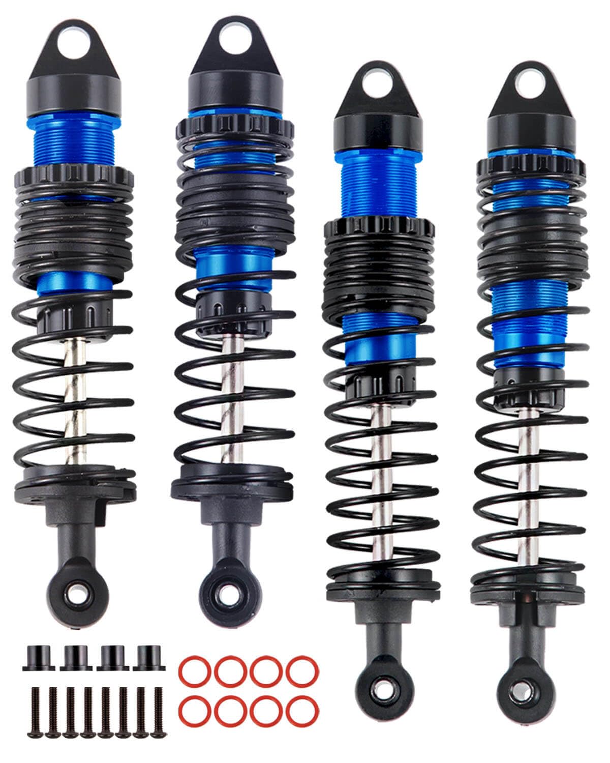 Amazon.com: hopsupRC Full Aluminum Big Bore RC Shocks Absorber Damper ...