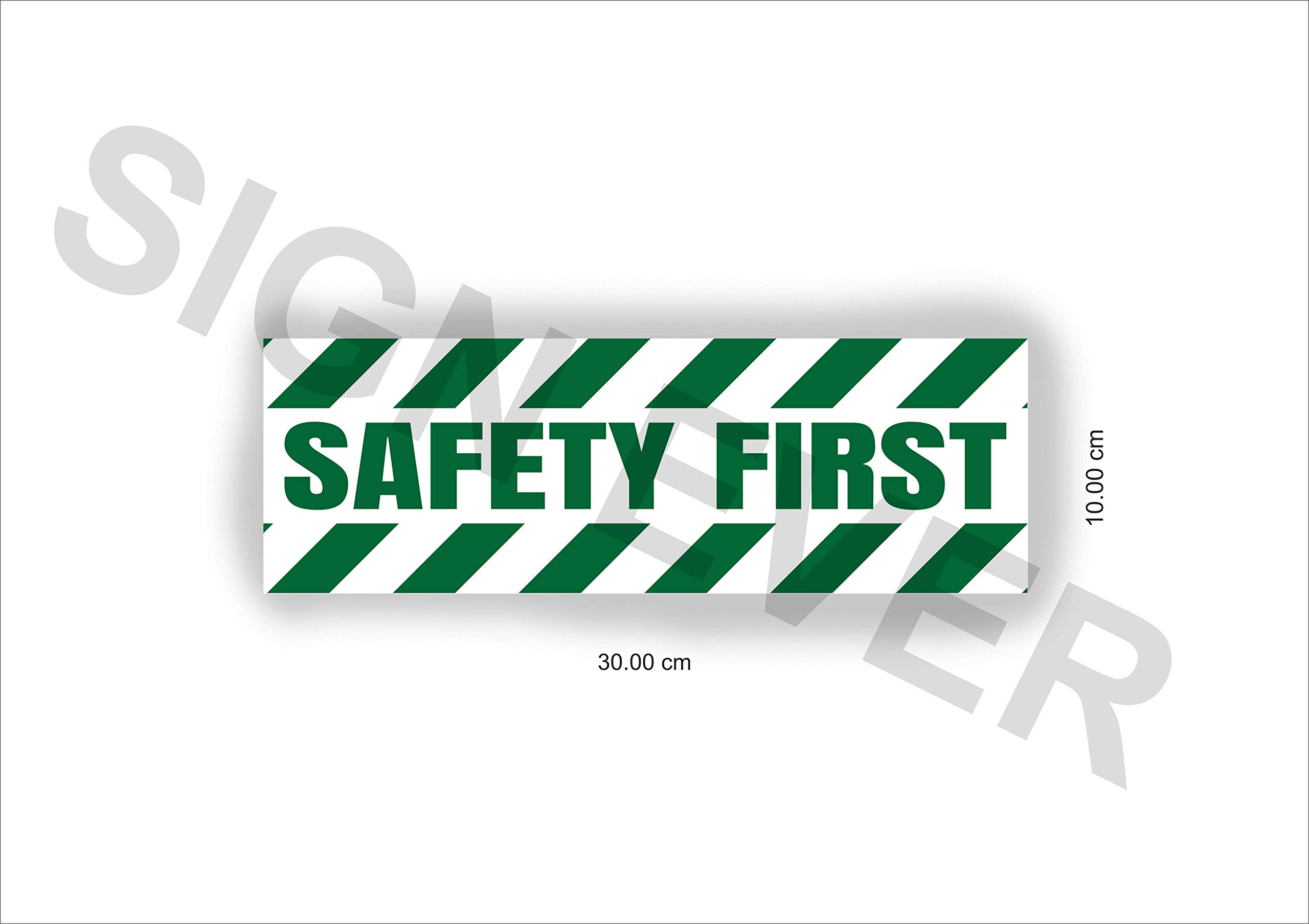 Buy SIGN EVER Safety First Sign Board Factory Office Bank Restaurant ...