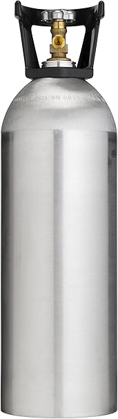20 lb CO2 Tank - New Aluminum Cylinder with CGA320 Valve by Cyl-Tec ...