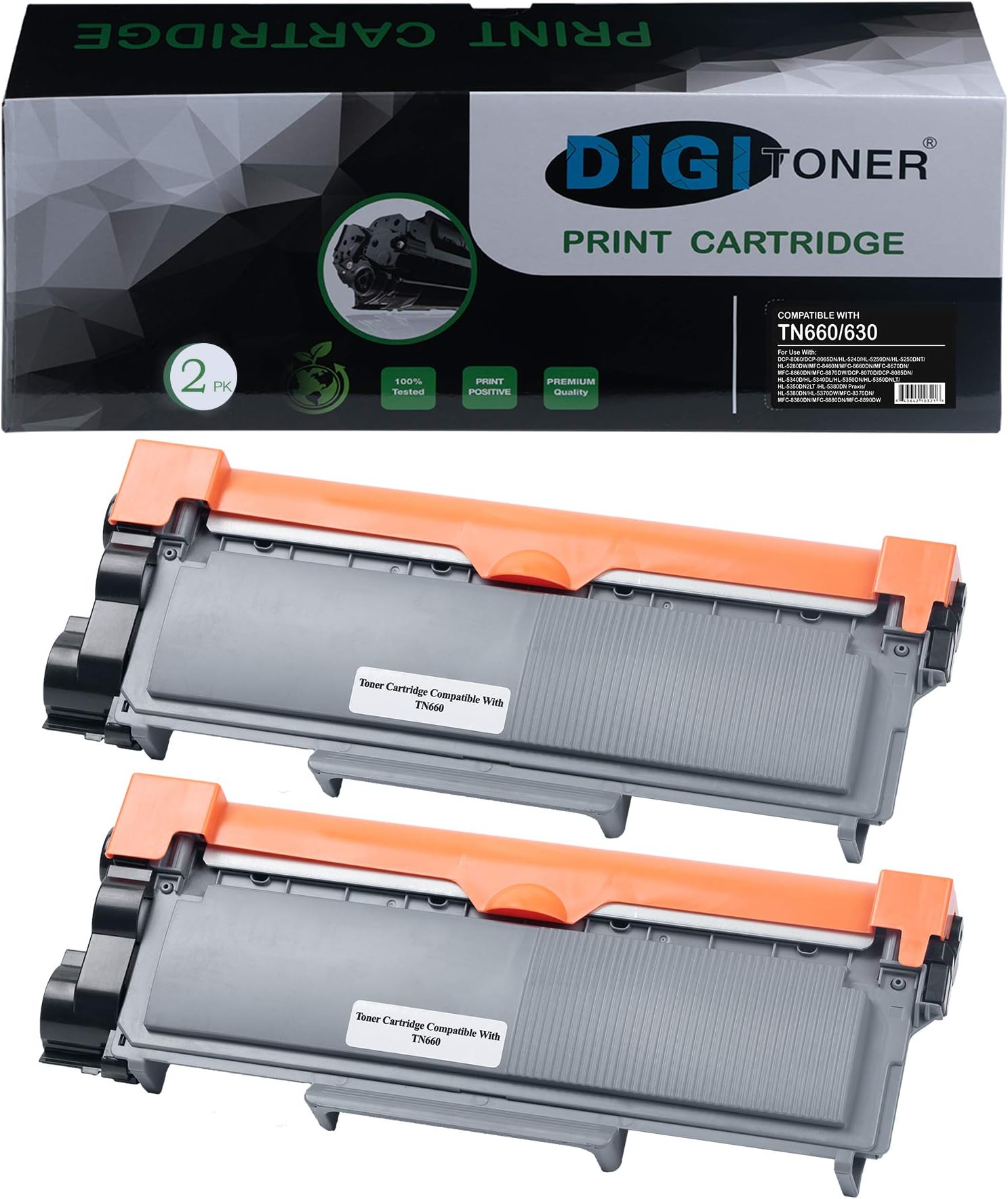 Amazon.com: TonerPlusUSA Compatible TN630 TN660 Toner Cartridge TN-630 ...
