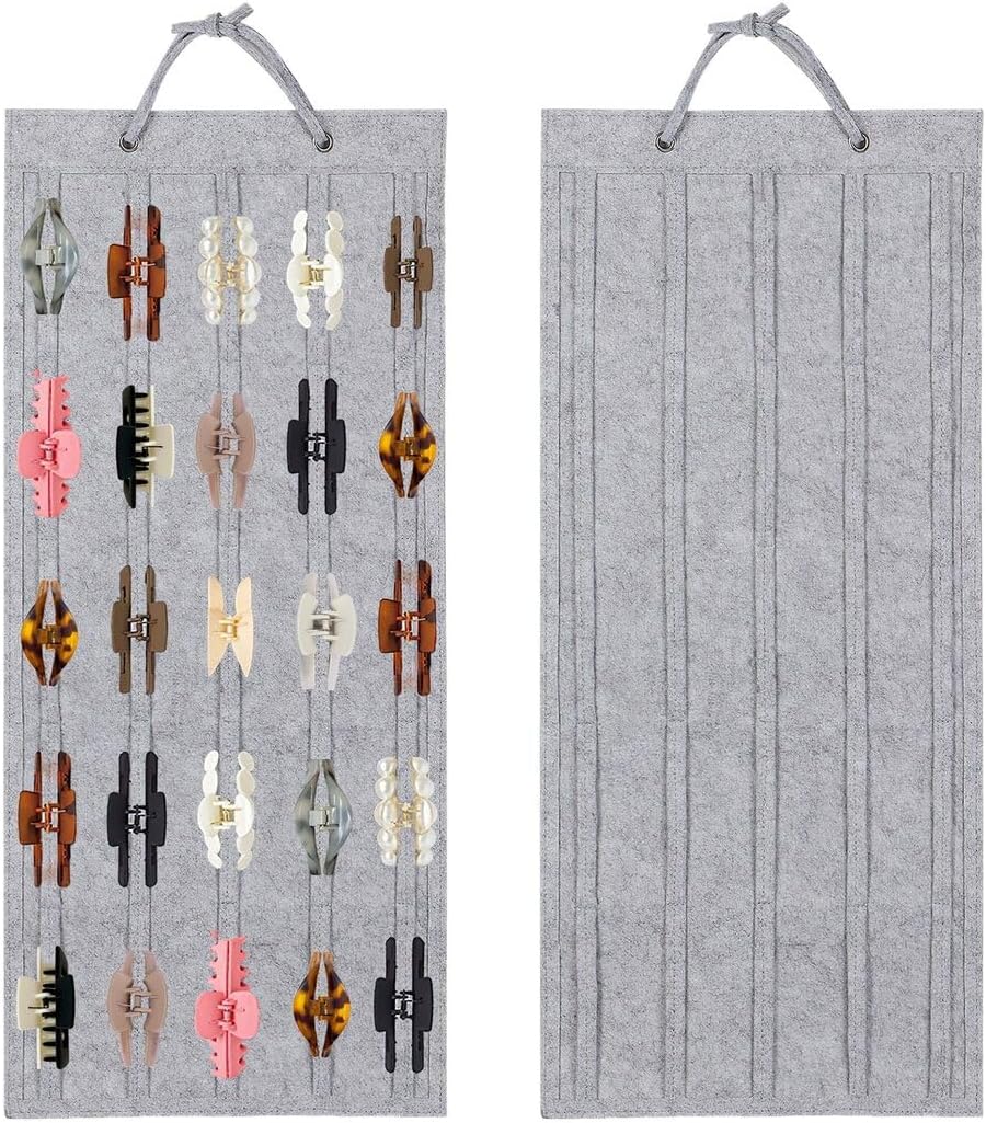 Amazon.com: Homaisson Large Hanging Hair Clips Organizer Holder, XXL ...
