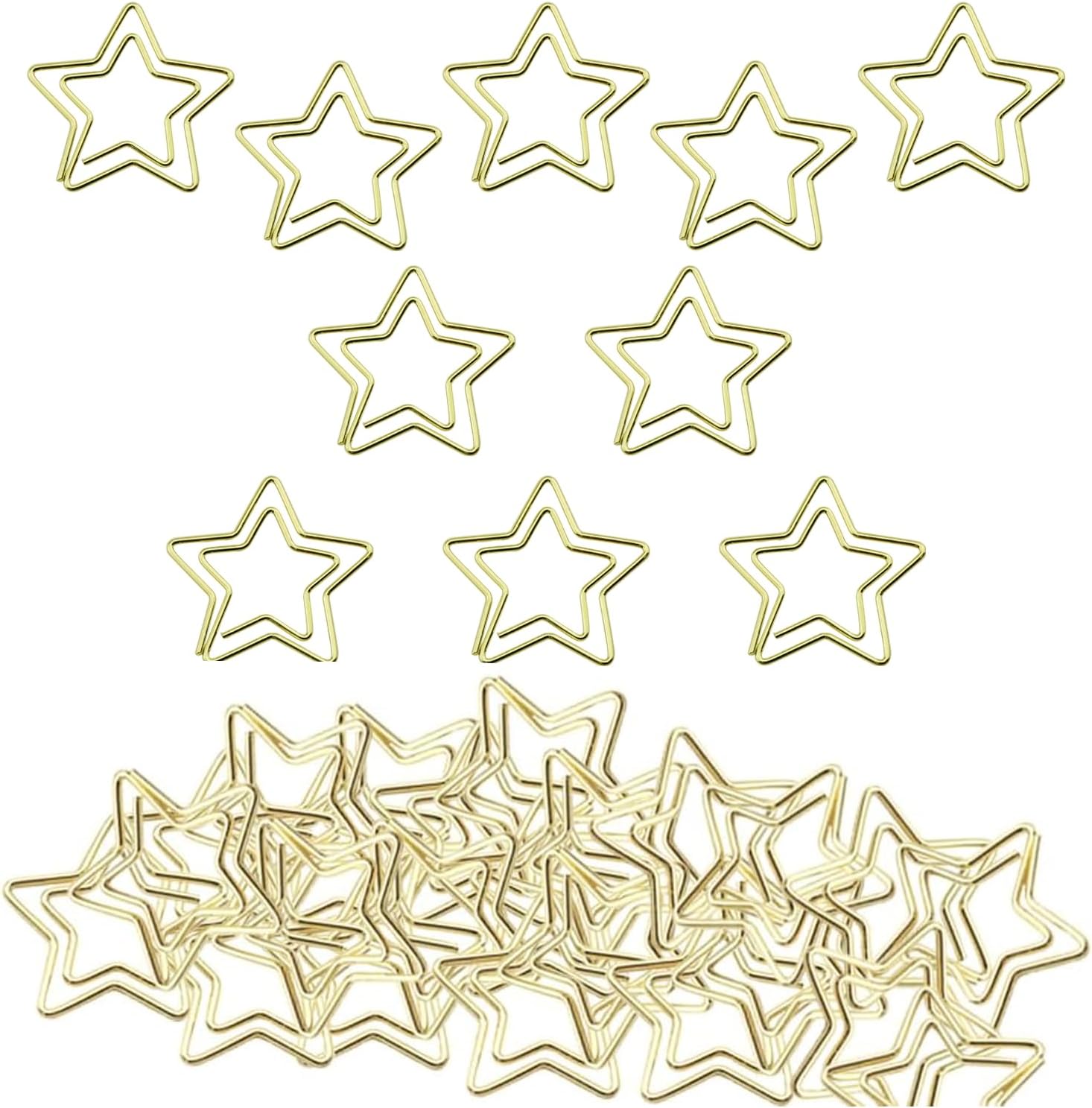 Amazon.com : Heyous 50PCS Star Bookmark Holder Paper Clip Bookmark ...