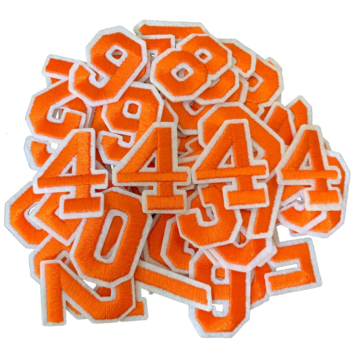 Amazon.com: WILDREEDS 40 Pcs Numbers Patch, Number 0-9 Embroidered ...