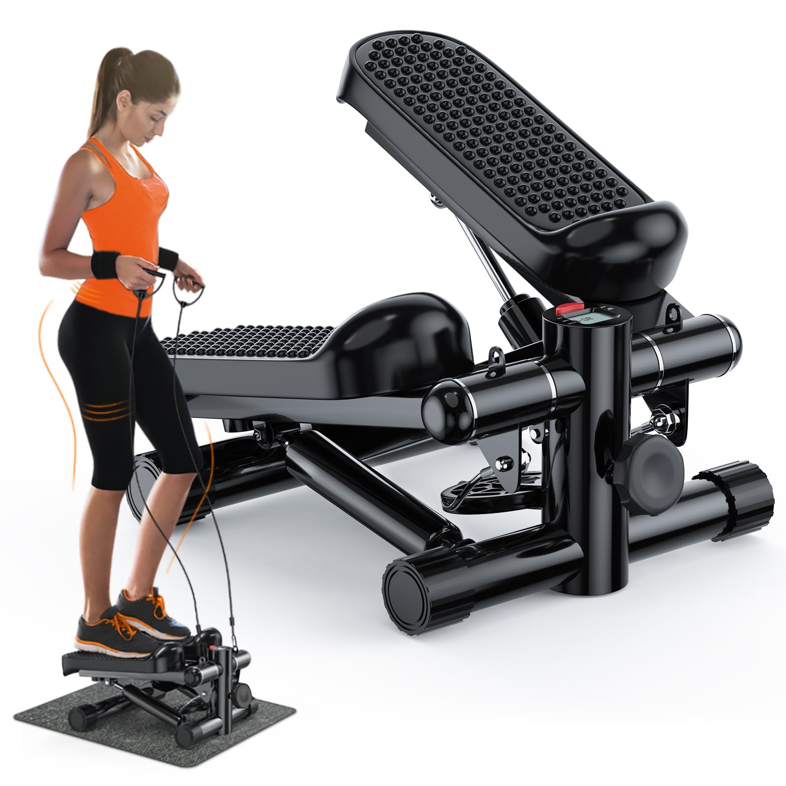 KitGody Mini Steppers for Exercise, Stair Stepper 330 lb Capacity ...