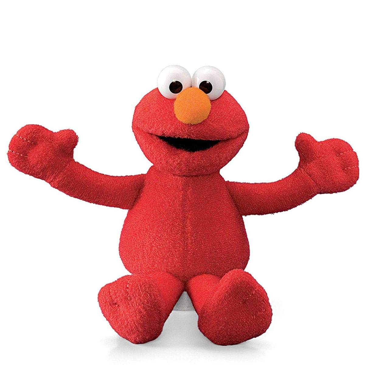 Amazon.com: Sesame Street Elmo Plush Beanbag Character 6 Inch : Toys ...