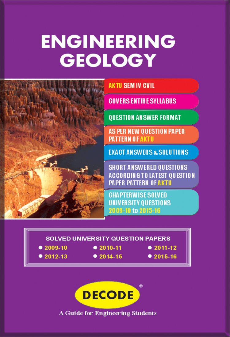 Decode Engineering Geology for APJAKTU (Sem - IV Civil, Course 2013 ...