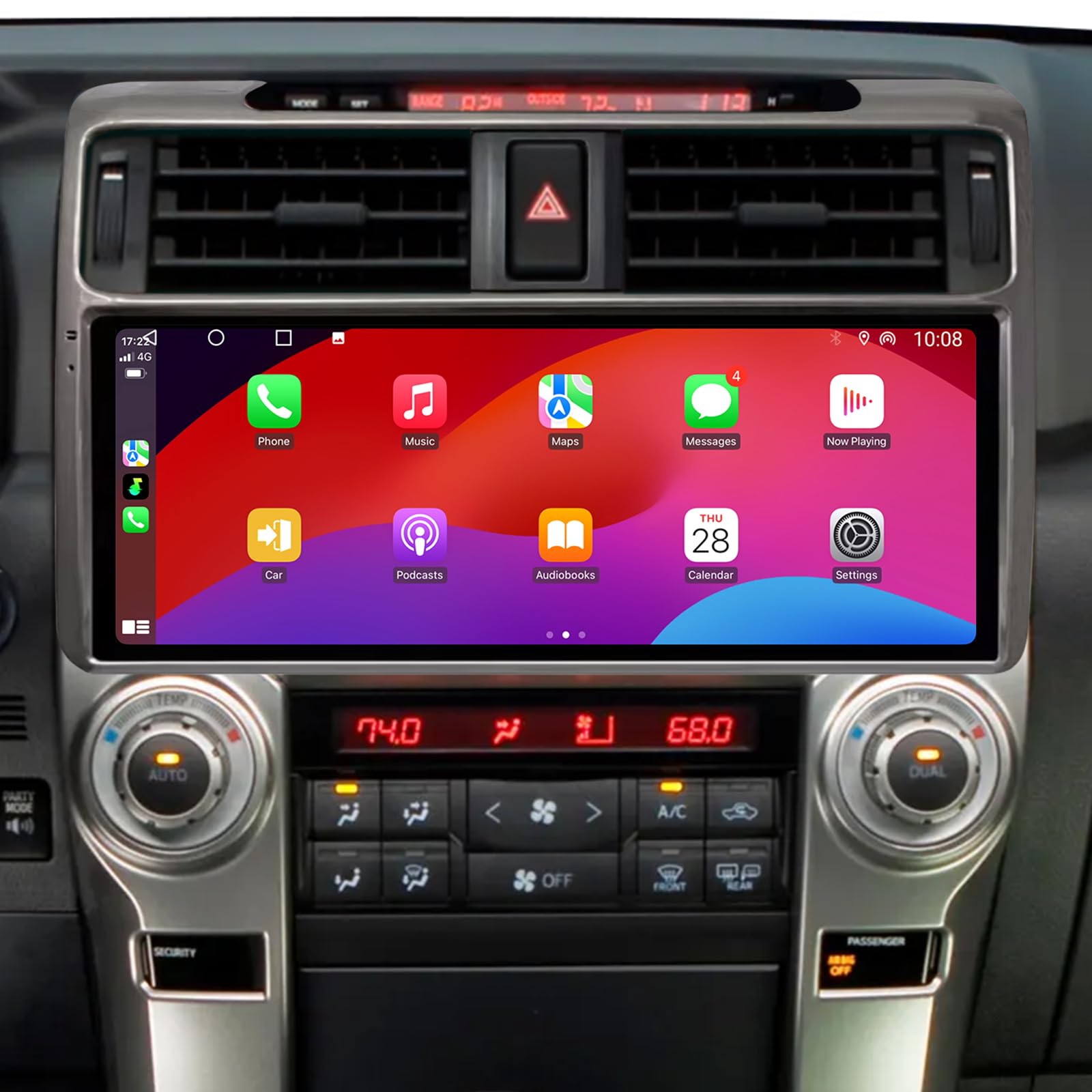 Amazon.com: Car Radio Stereo for Toyota 4Runner 2010-2023 Replacement ...