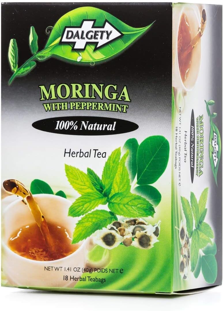 Dalgety Moringa with Peppermint Herbal Tea (Pack of 3) : Amazon.co.uk ...
