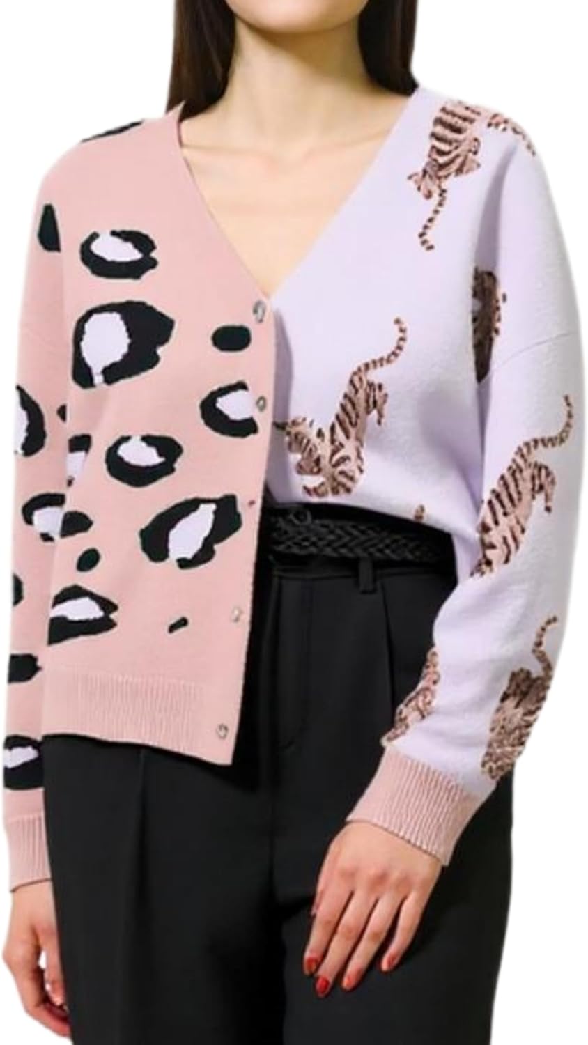 HOCANDY Leopard Tiger Print Cardigan for Women at Amazon Women’s ...