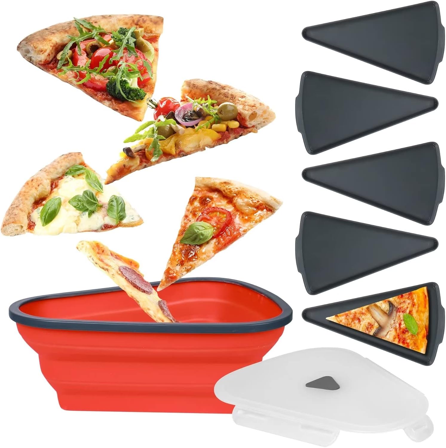 Amazon.com: Reusable Pizza Storage Container, Pizza Container ...