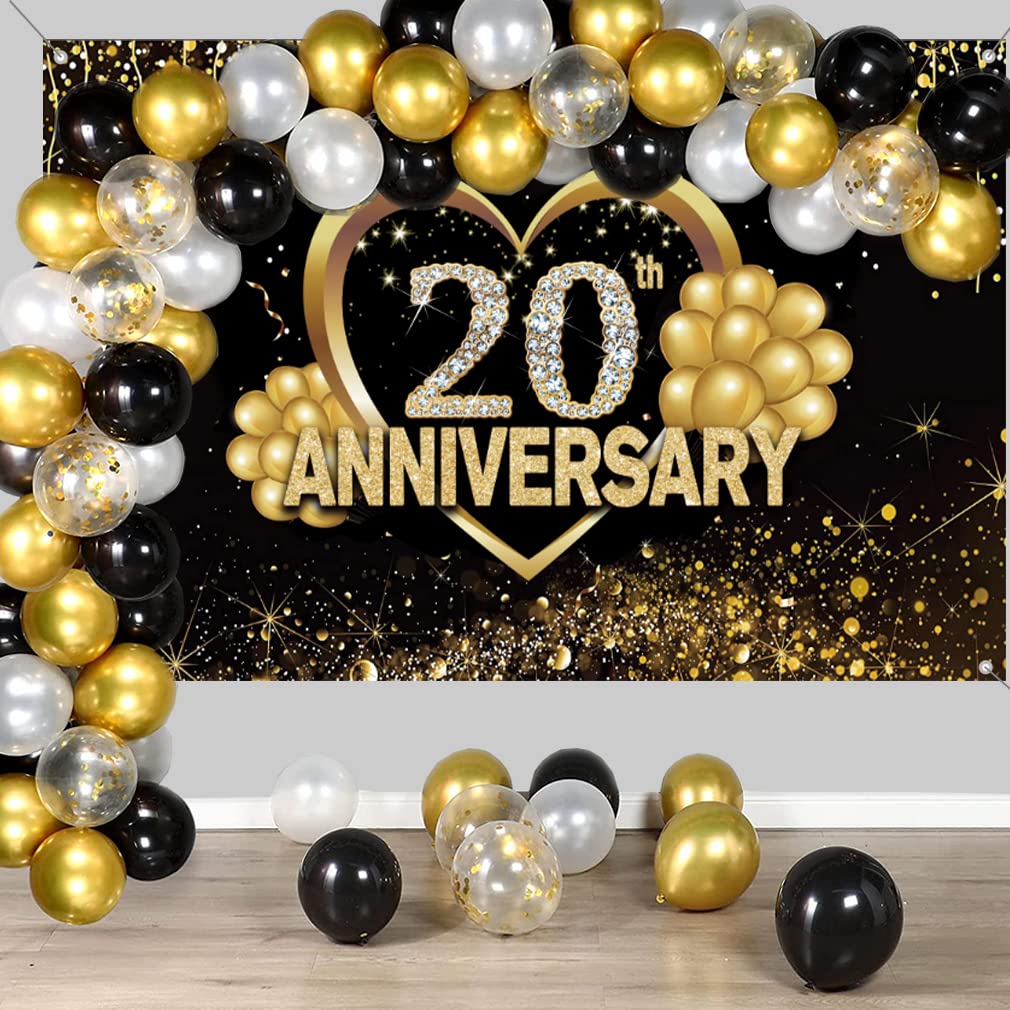 20th Wedding Anniversary Balloons