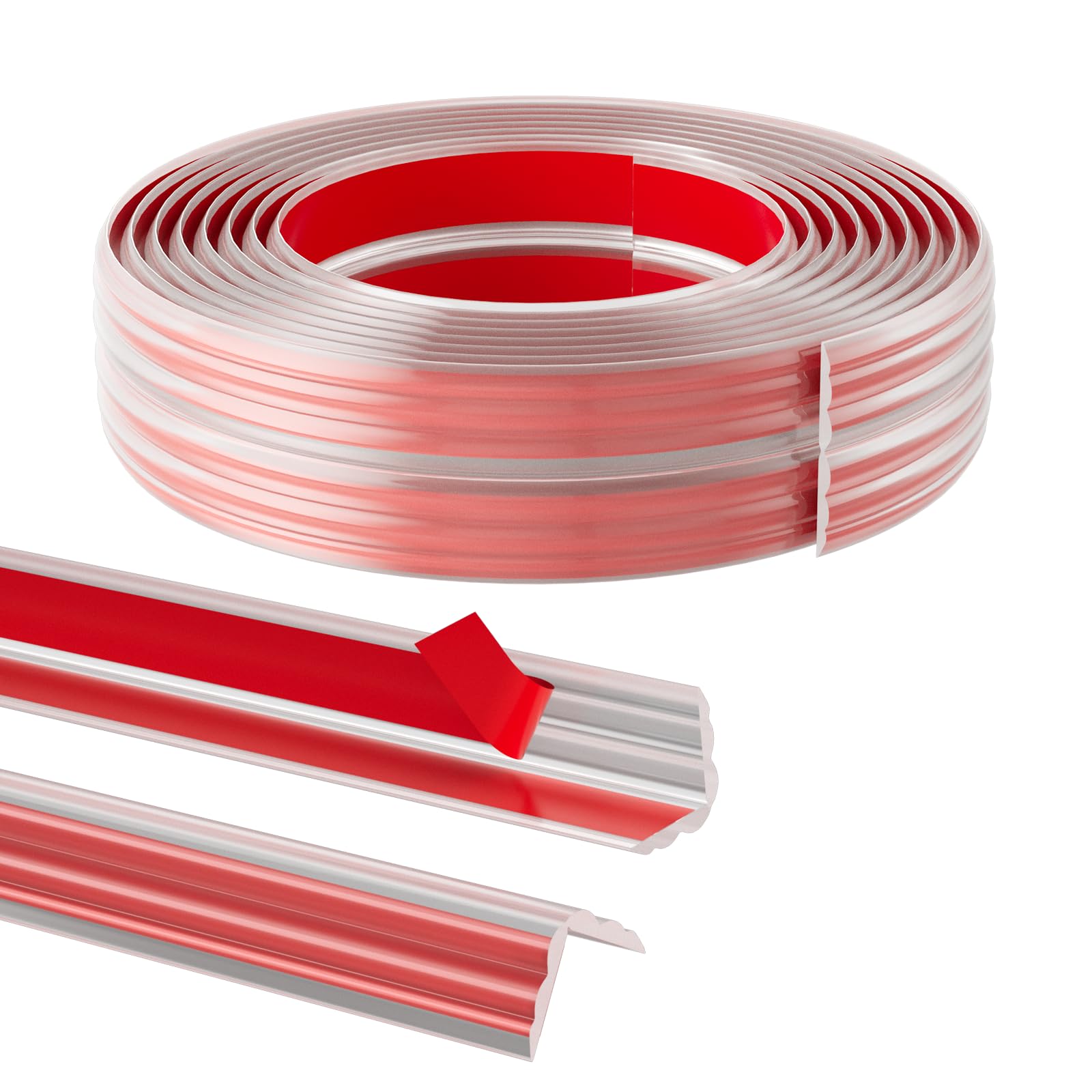 Snapklik.com : 40FT Flexible Wall Corner Protector Moulding Trim, Peel ...