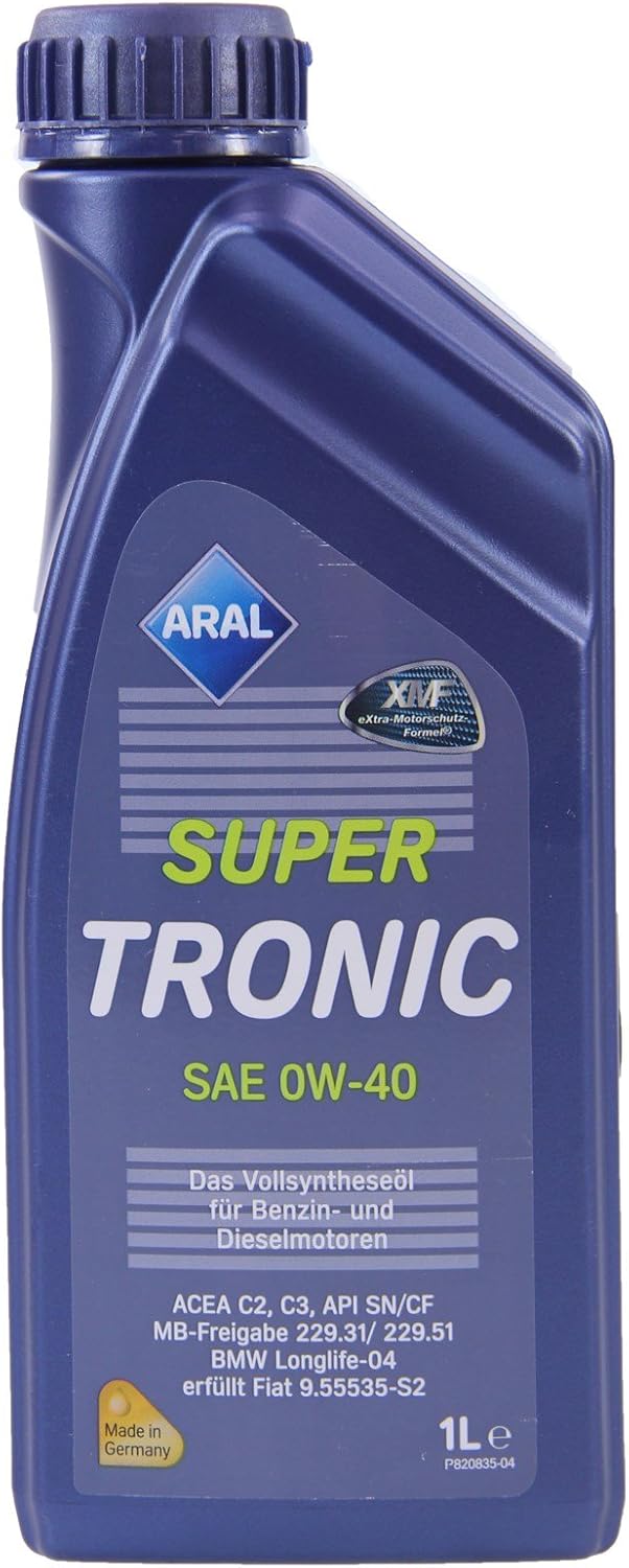 ARAL SuperTronics 0W-40 Motorenöl , 1 Liter : Amazon.de: Auto & Motorrad
