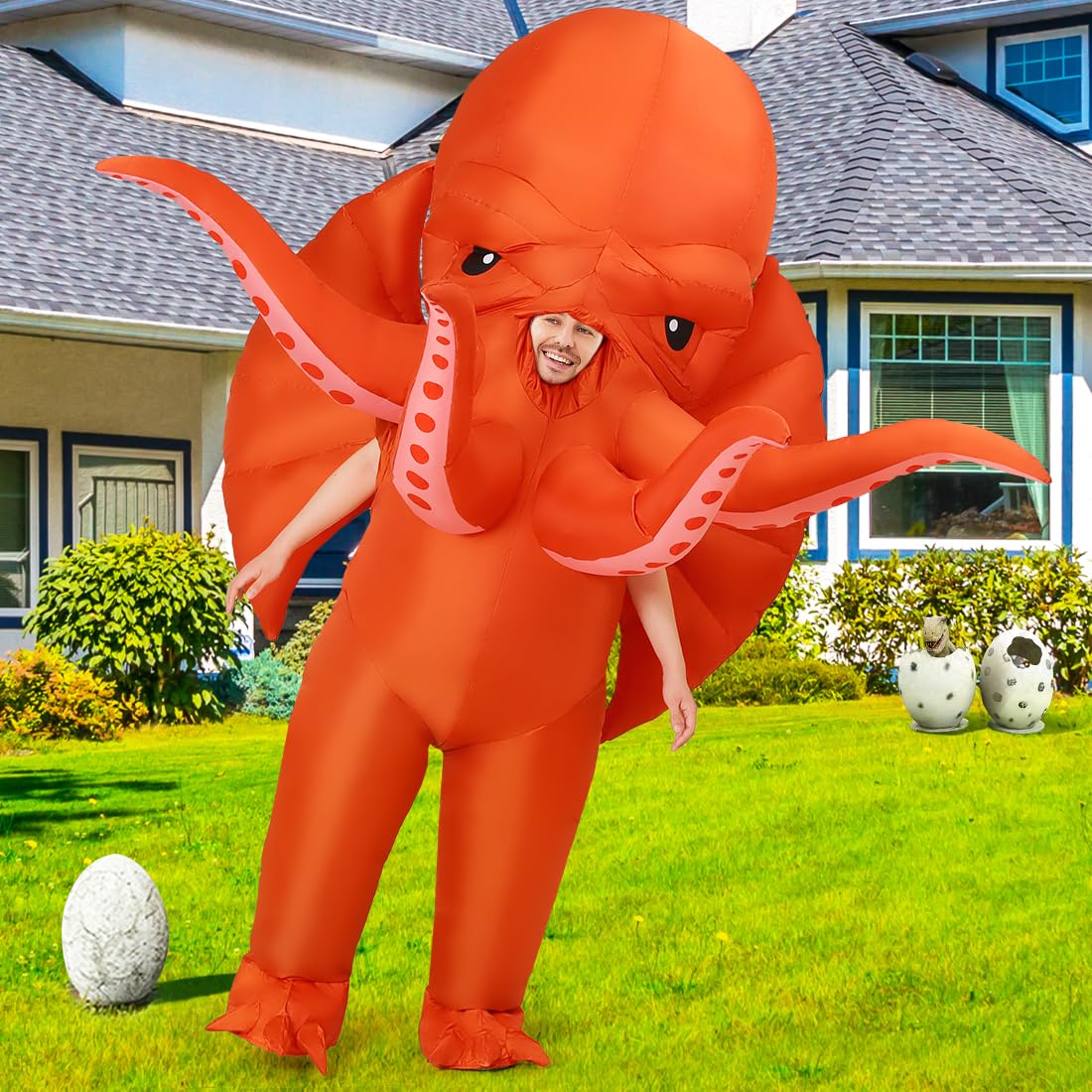 Snapklik.com : Inflatable Octopus Costume For Adult Halloween Costume ...