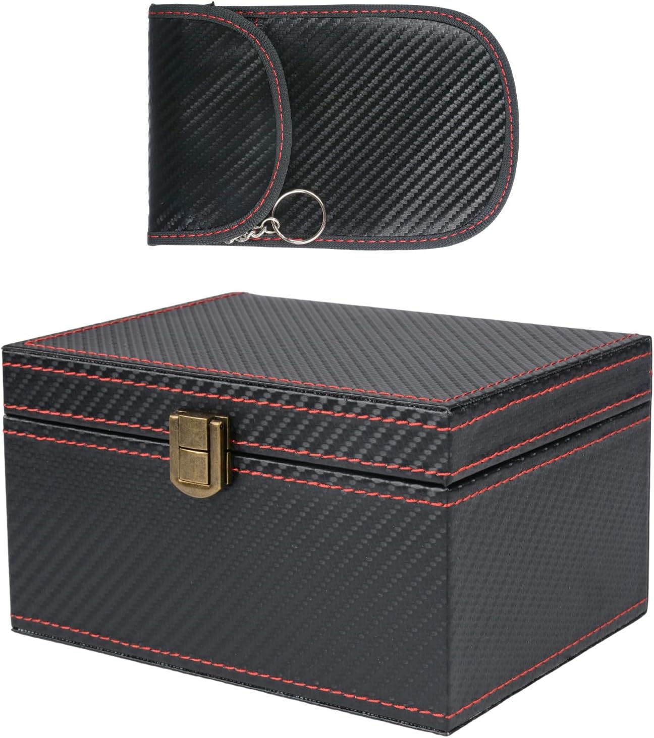 Faraday Keychain Protection Box with RFID Signal Blocking Faraday Bag ...