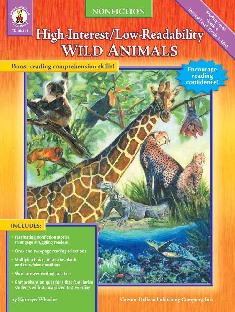 Amazon.com: Wild Animals (High-Interest/Low-Readability): 9781594413186 ...