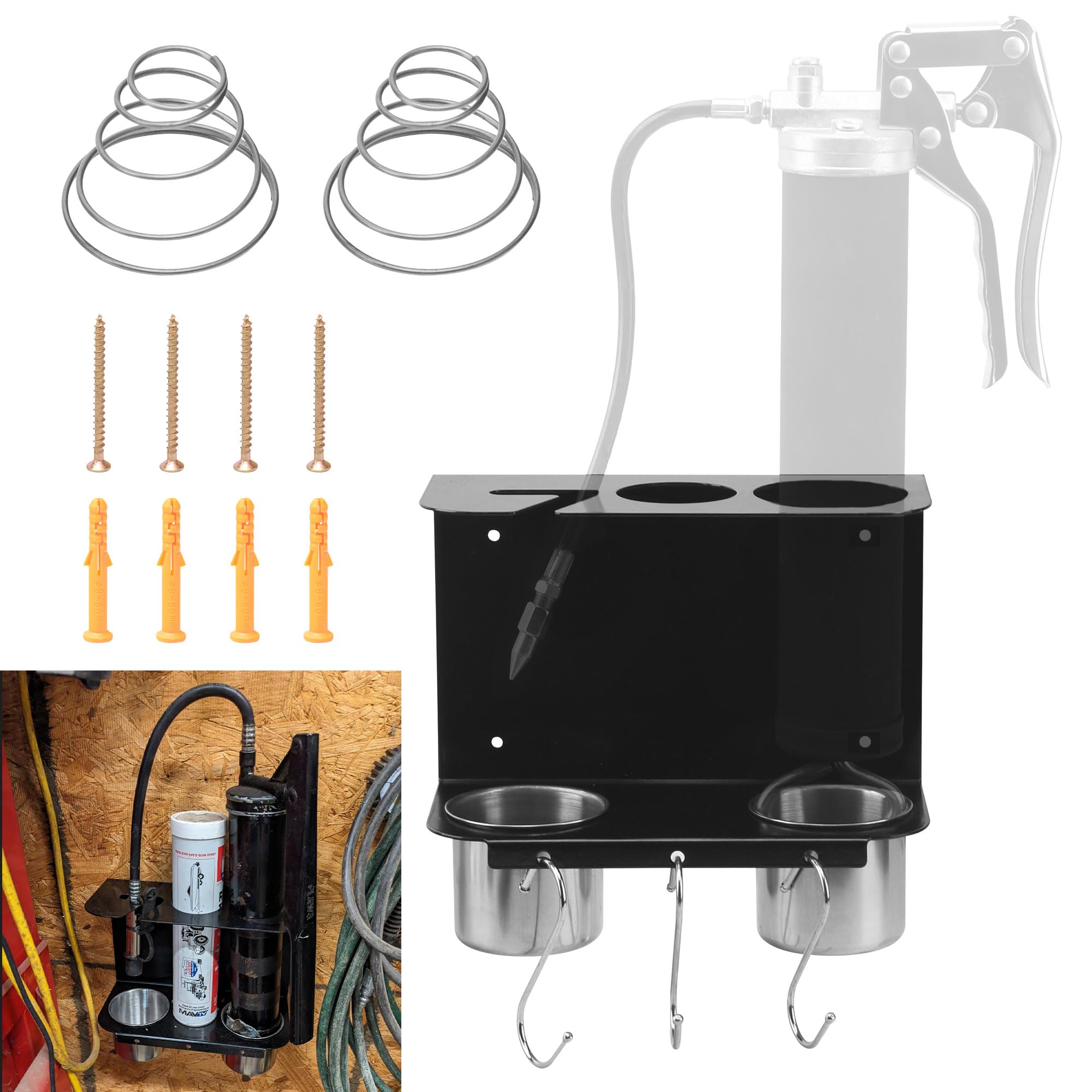 Grease Gun Holder, Grease Gun Holder Wall Mount, Grease Gun Holder with ...