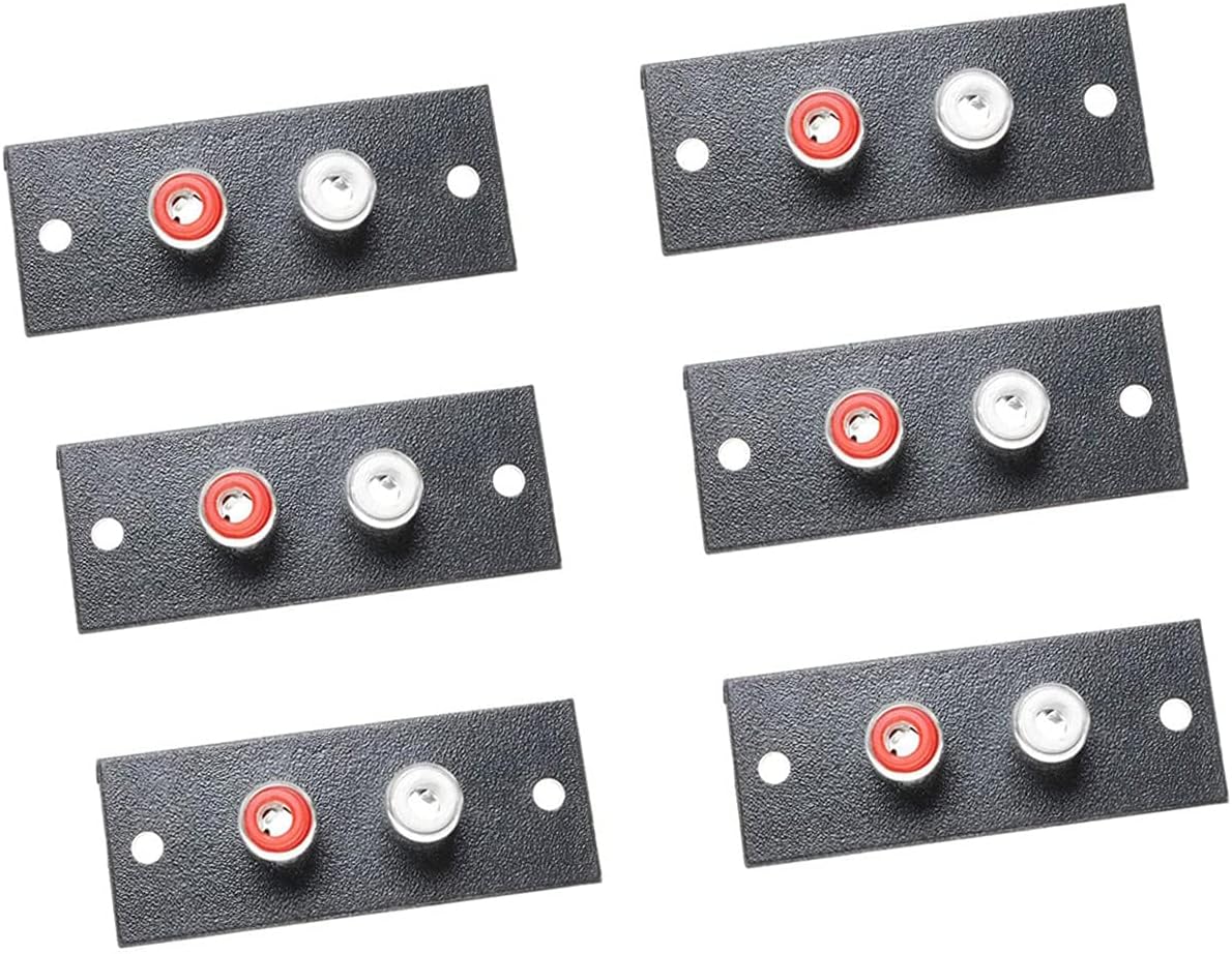 Amazon.com: uxcell AV Concentric Outlet 4 RCA Female Jack 6-Pin ...