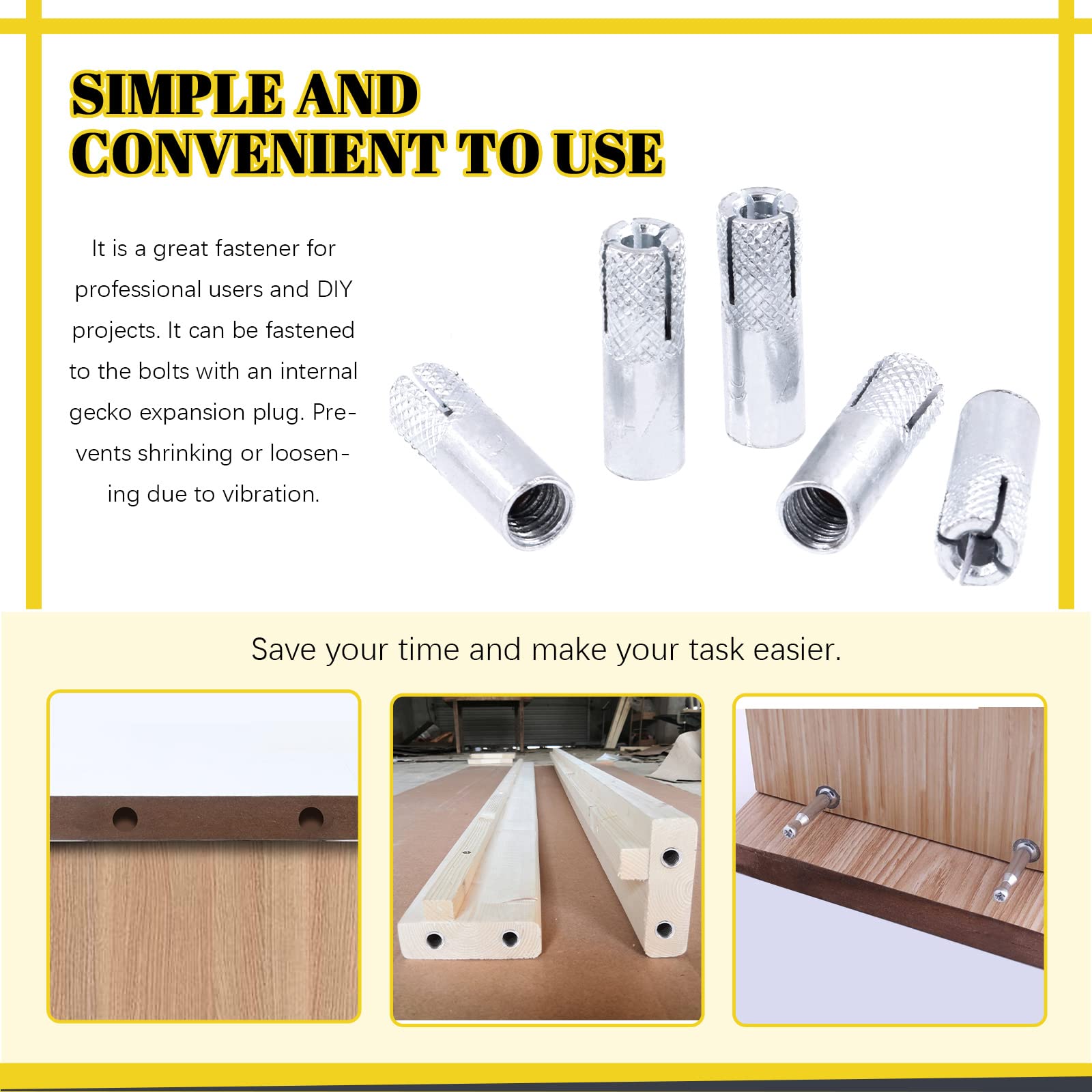Concrete Drop In Anchors 11) Knurled Drop-in-Anchor For Solid Concrete ...