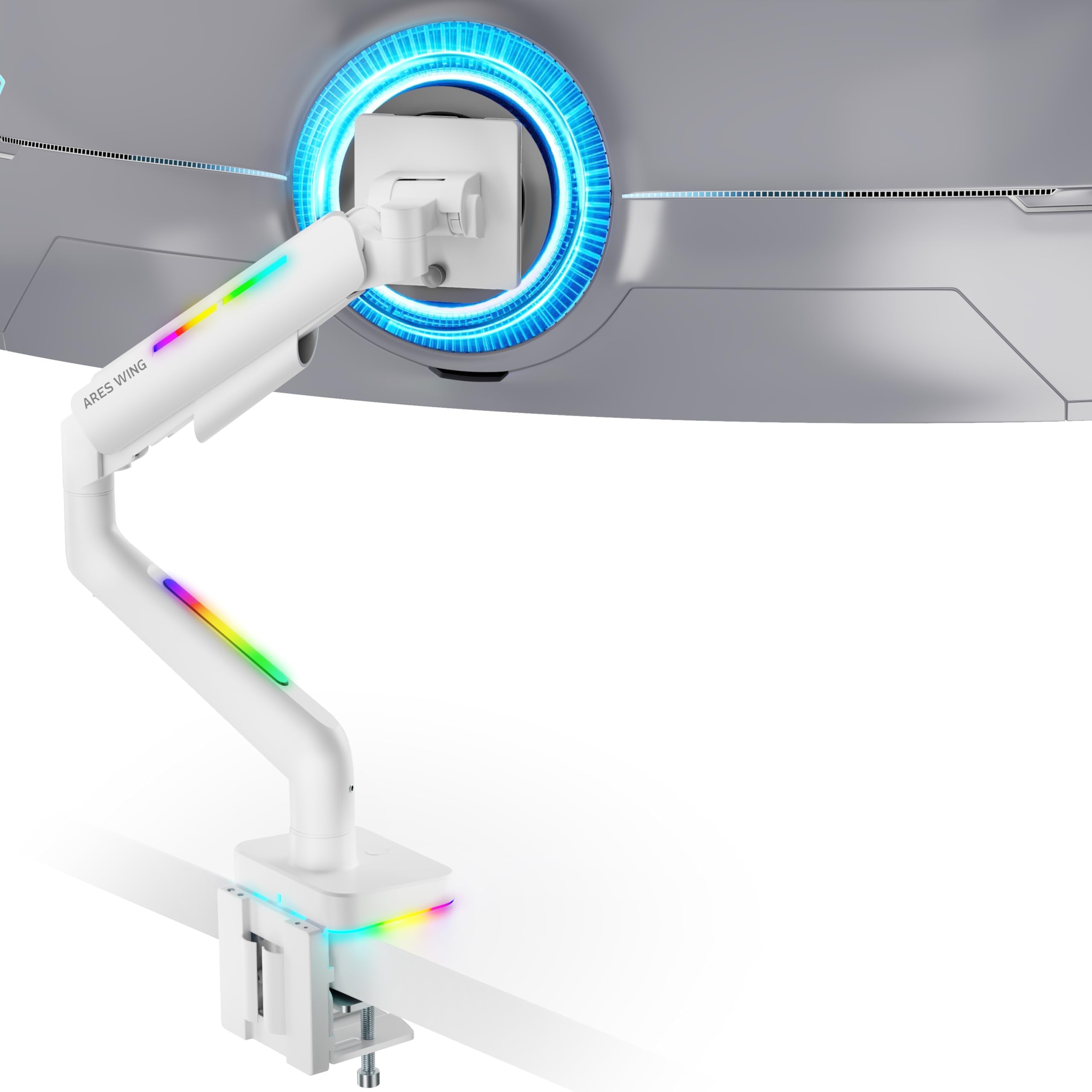 Amazon.com: ARES WING Wall Mount Monitor Arm for 17-49 Inch Ultrawide ...