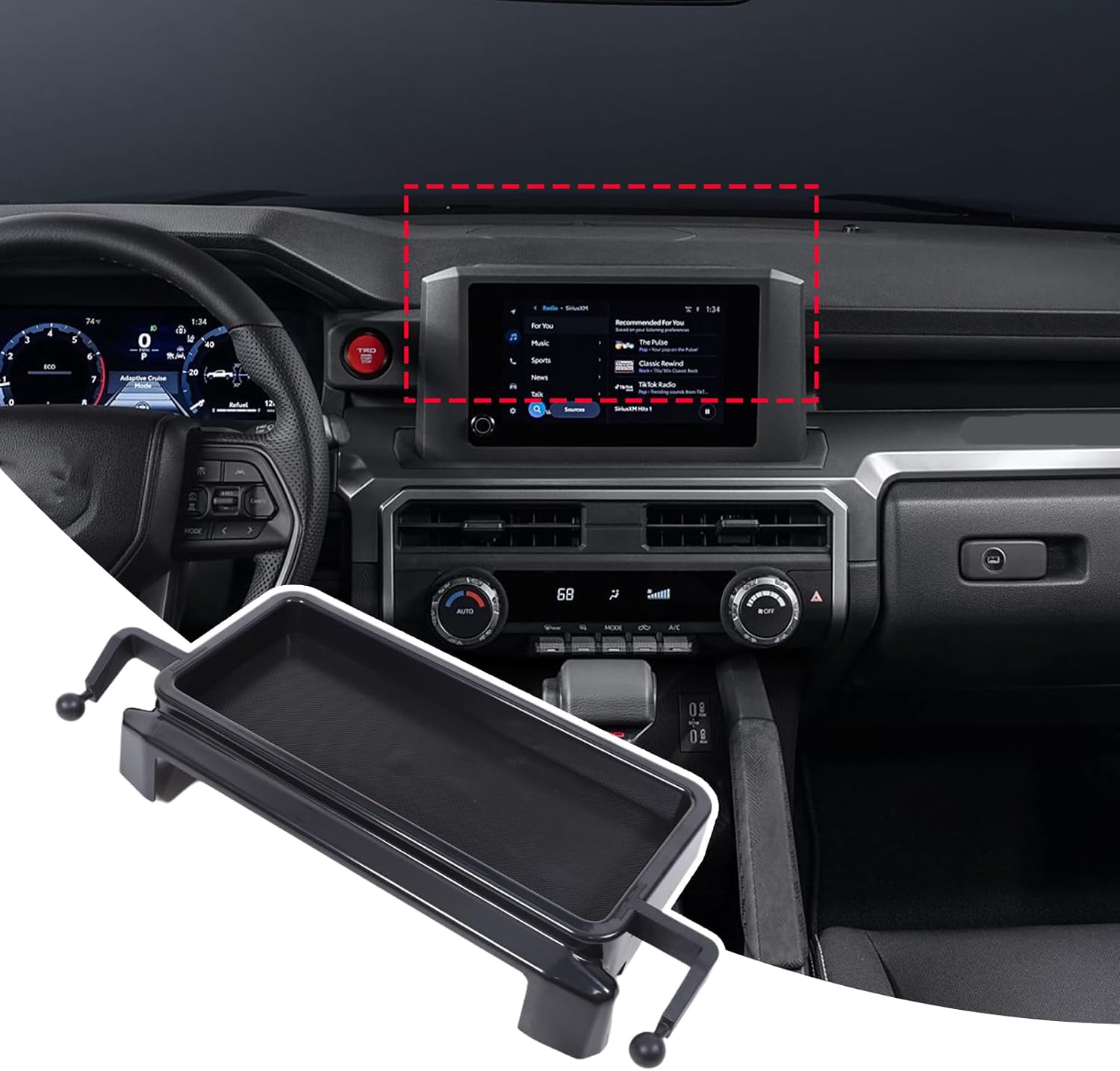 Amazon.com: Aunginsy Center Console Dash Storage Tray Compatible with ...