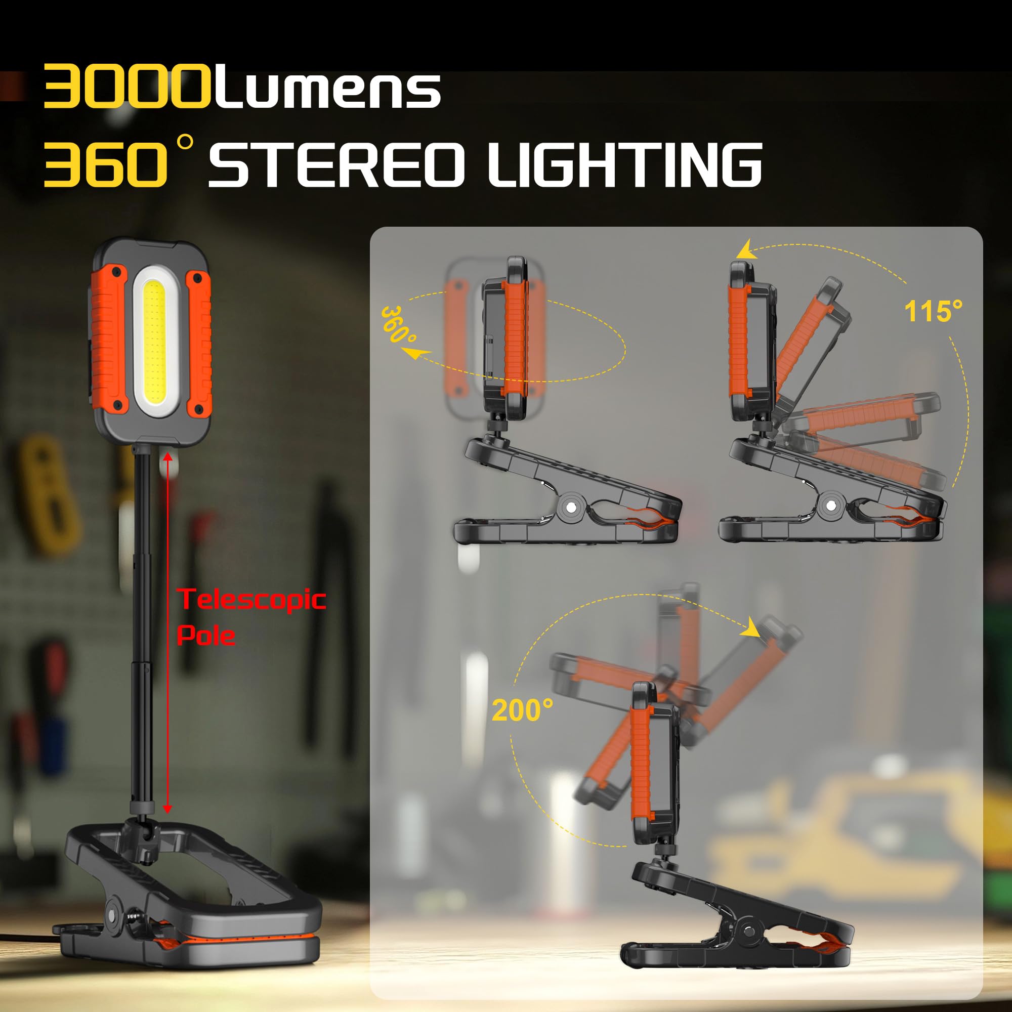 Clamp On Led Work Light Honeywell HJ1 LED Architect Desk Lamp With