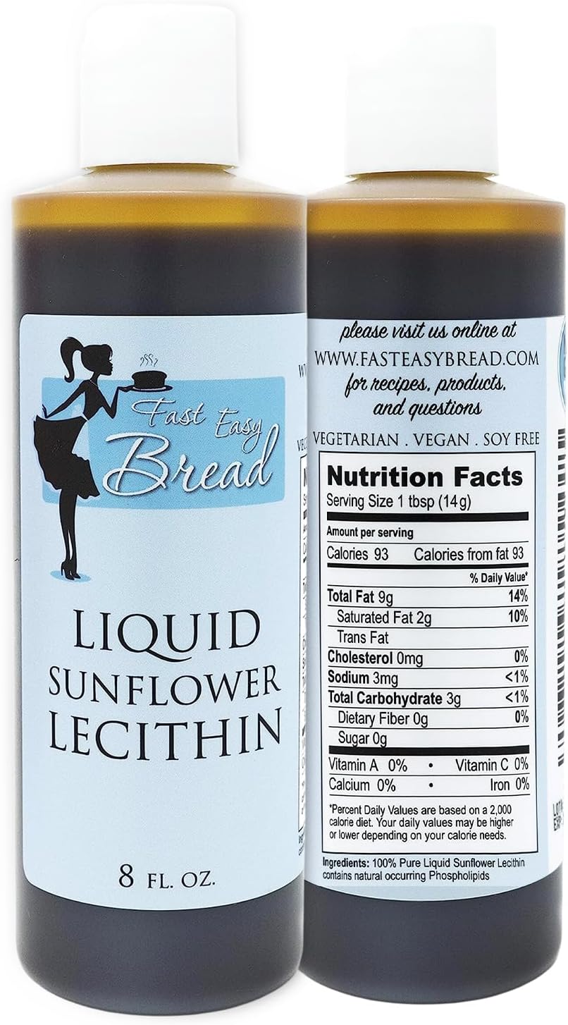 Amazon.com: Fast Easy Bread Pure Sunflower Lecithin Liquid Food Grade ...