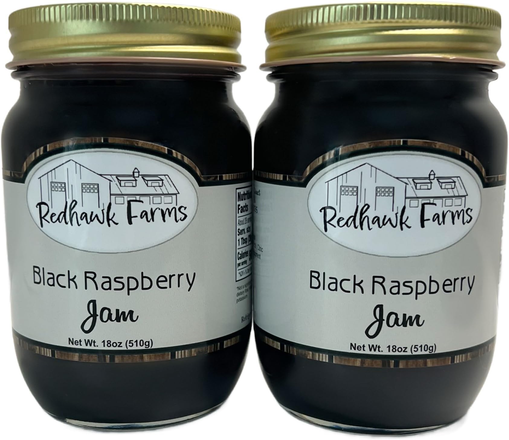 Amazon.com: Redhawk Farms Black Raspberry Jam - Slowcooked All Natural ...