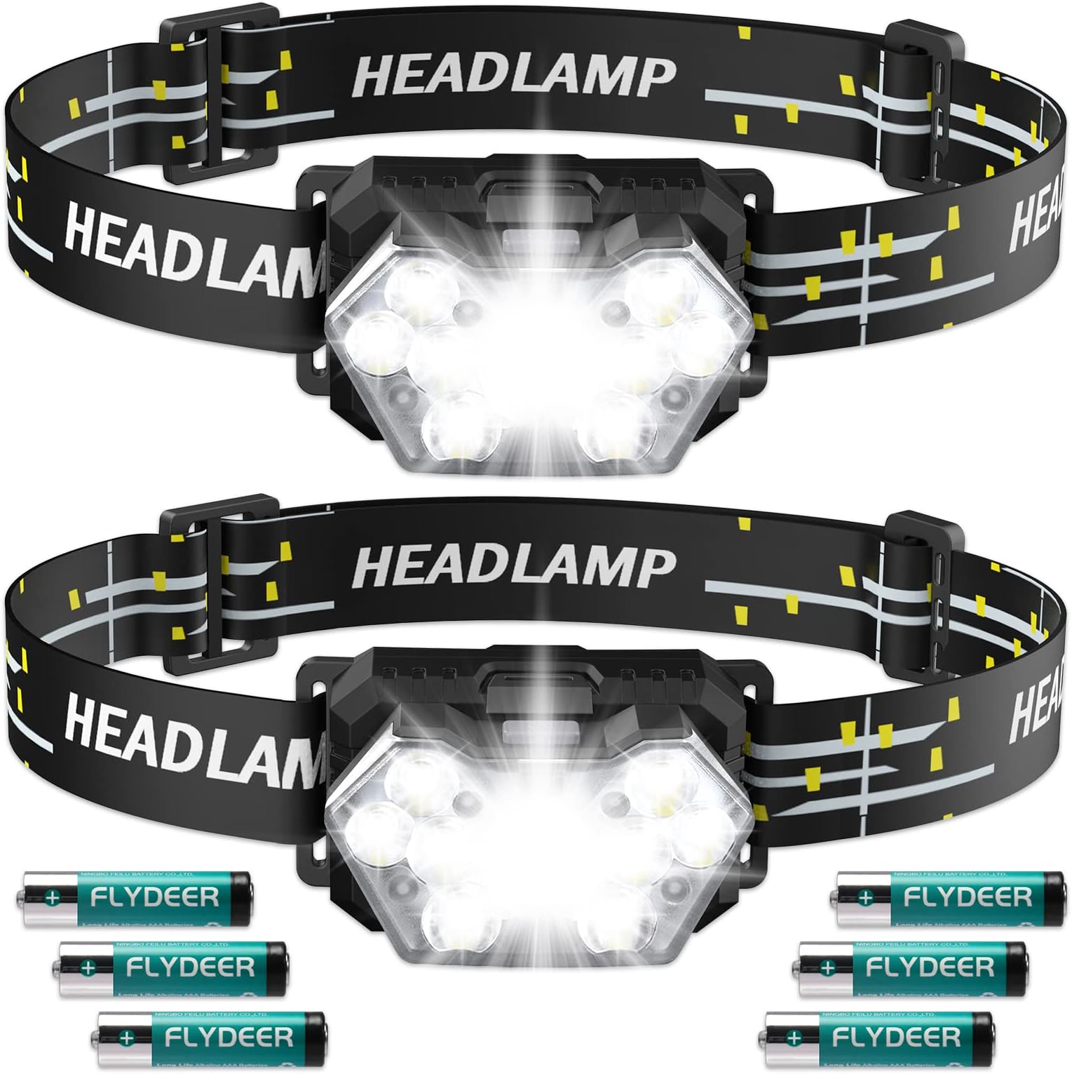 Amazon.com: GearLight 2Pack LED Headlamp - Outdoor Camping Head Lamps ...
