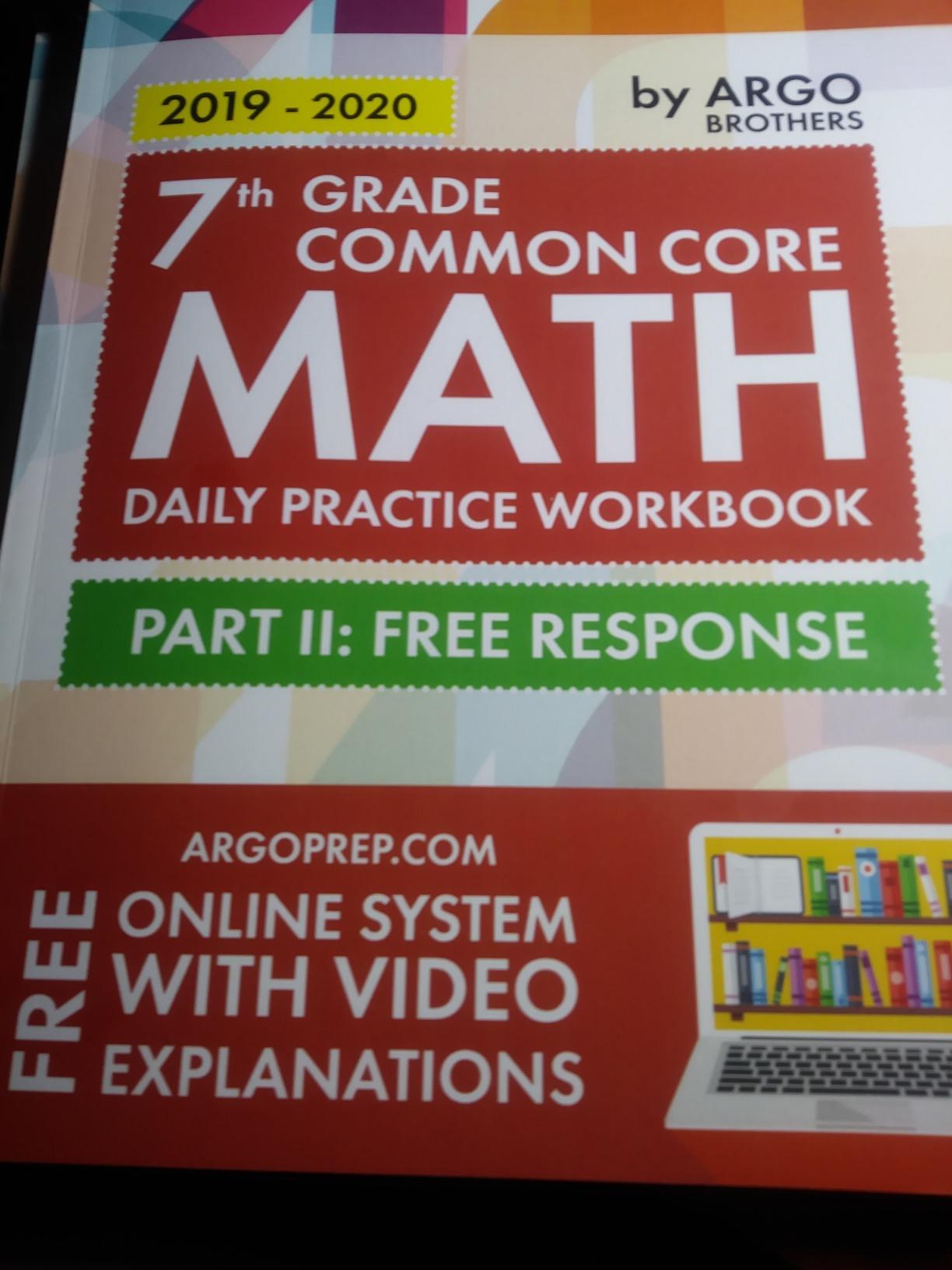 Amazon.com: 7th Grade Common Core Math: Daily Practice Workbook - Part ...